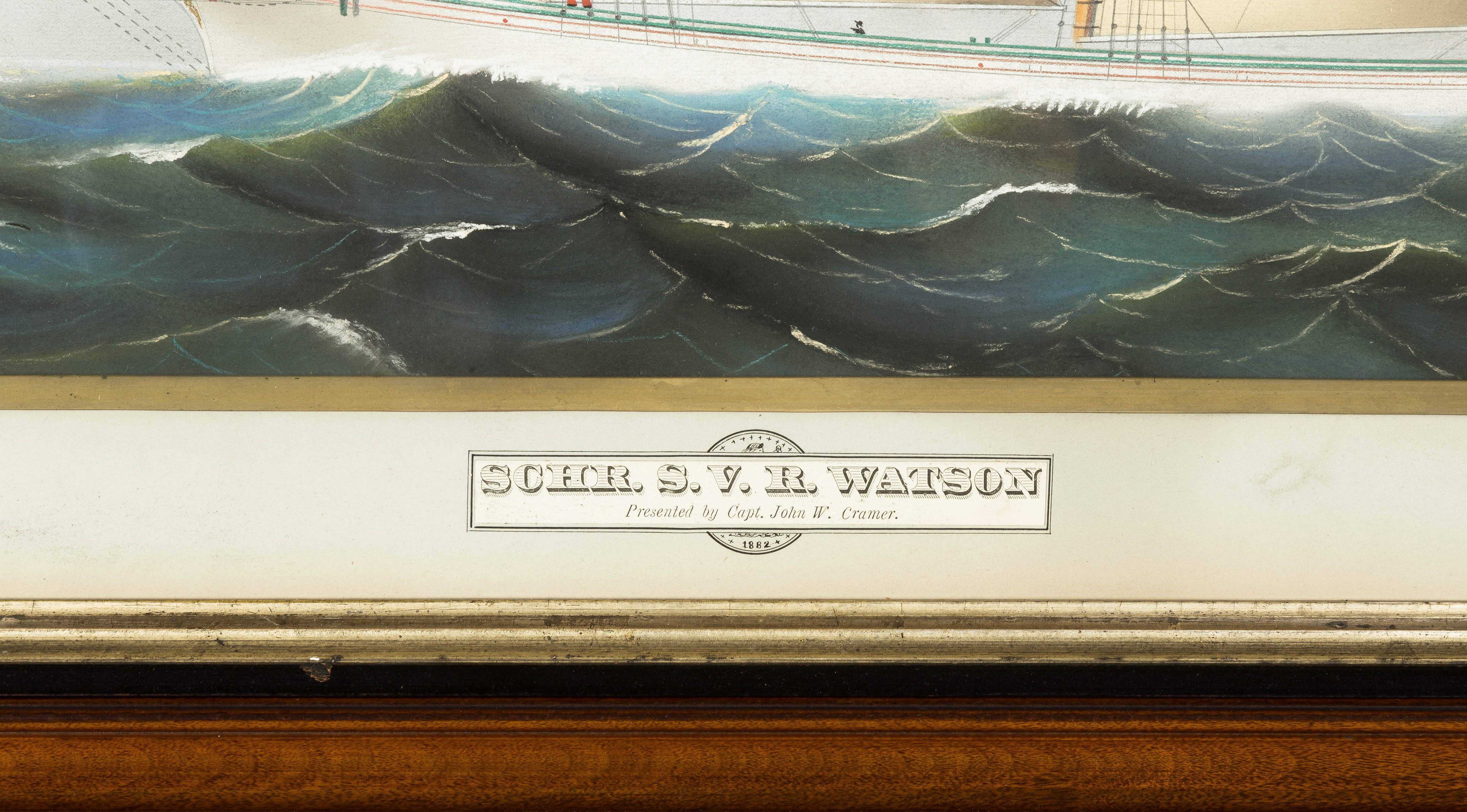 "Schooner S.V.R. Watson" Painting | Cottone Auctions