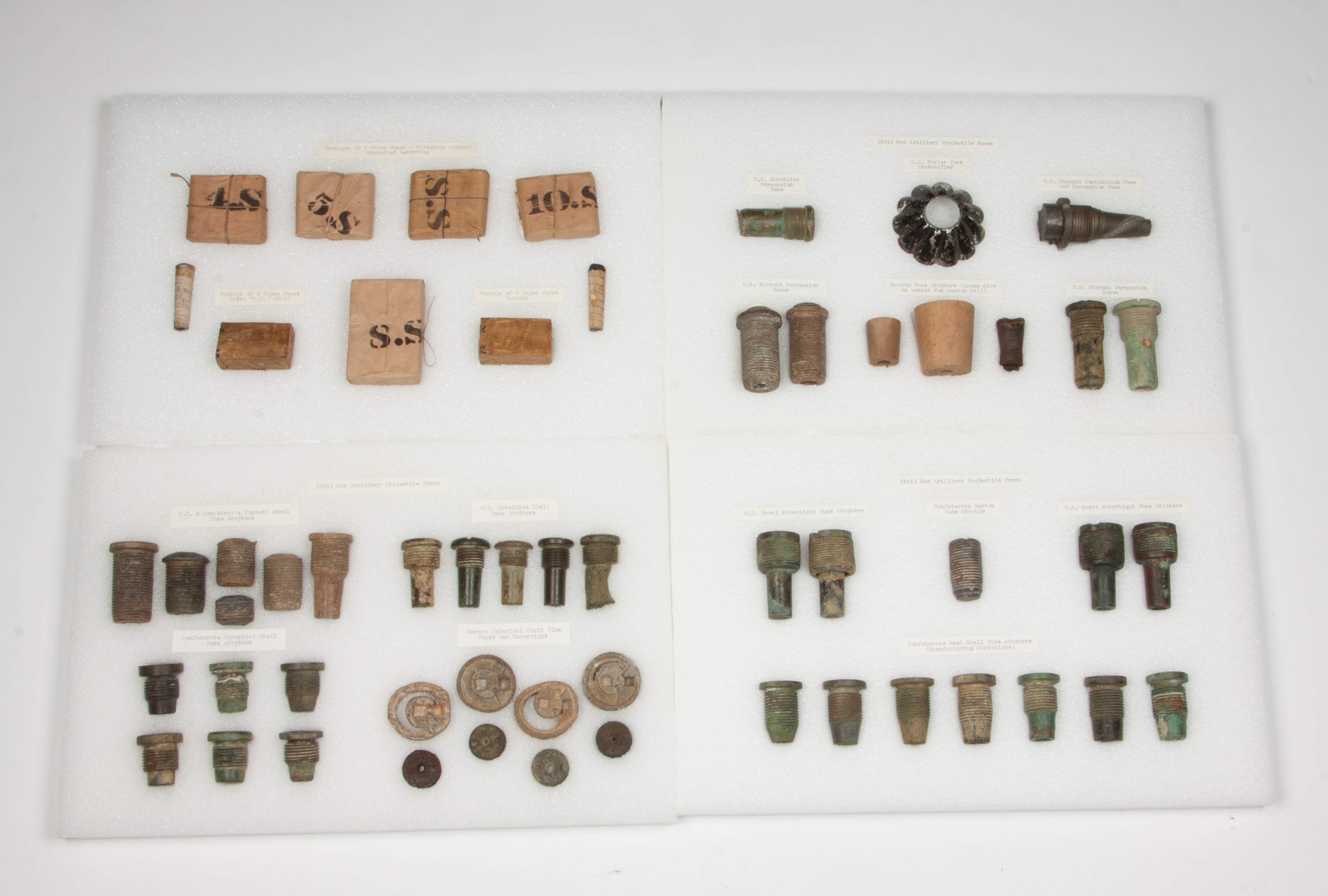 Group Civil War Artillery Fuse Adaptors, etc. | Cottone Auctions