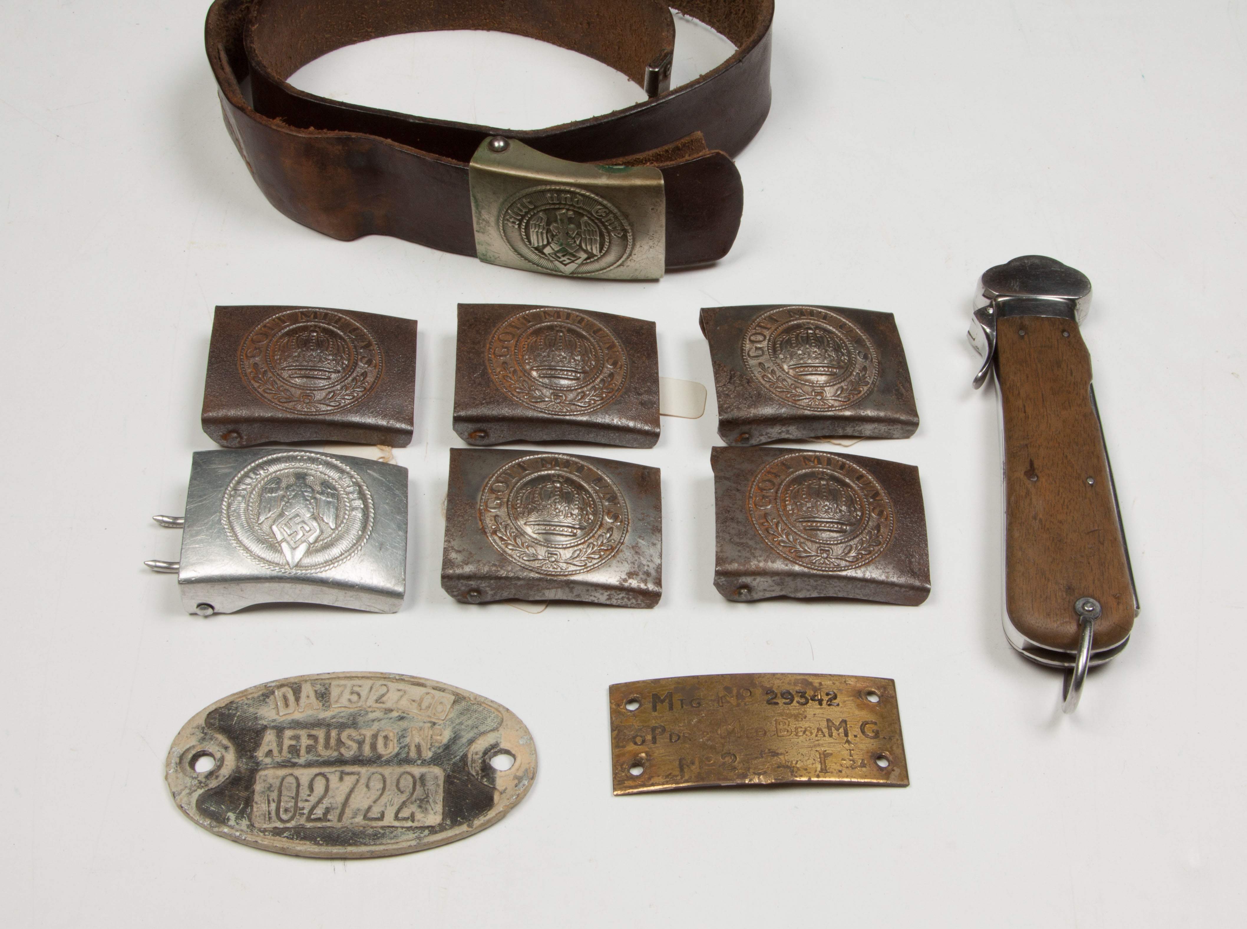 Group of Miscellaneous German War Items | Cottone Auctions
