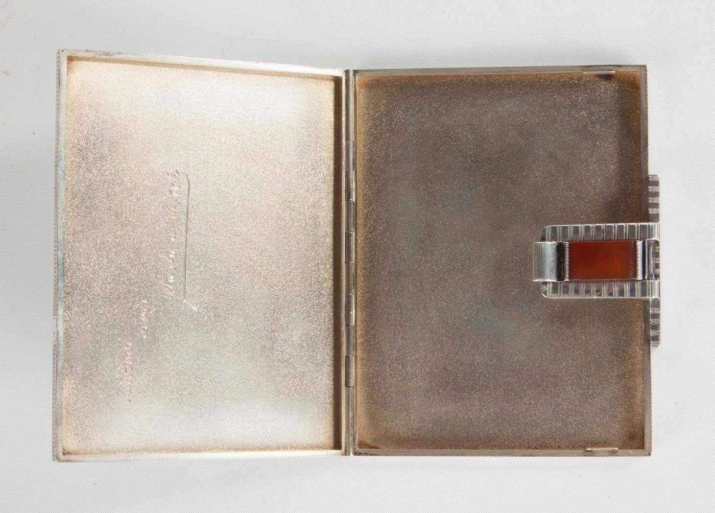 Silver Art Deco Cigarette Case | Cottone Auctions