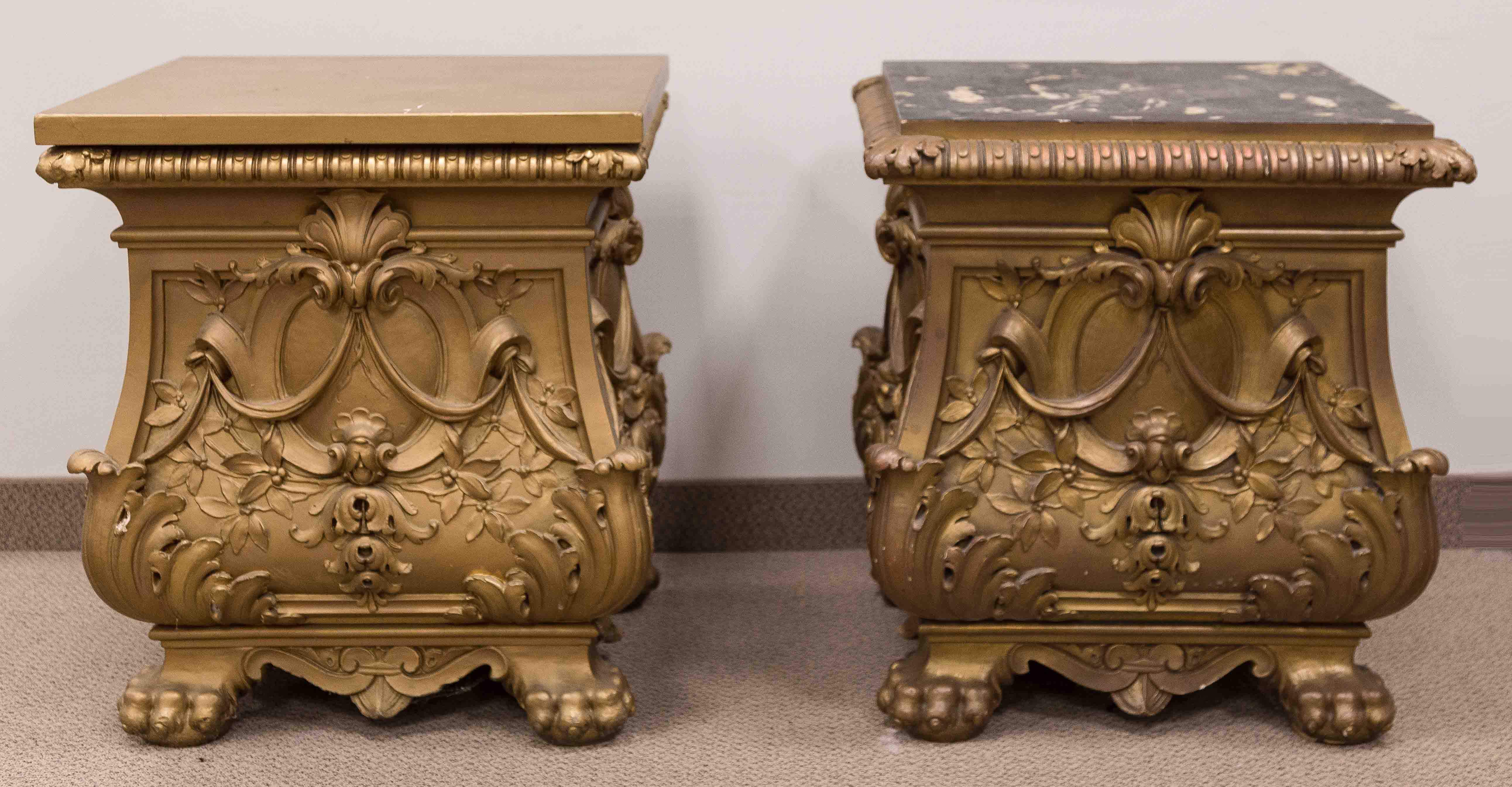 Cast Plaster Stands | Cottone Auctions