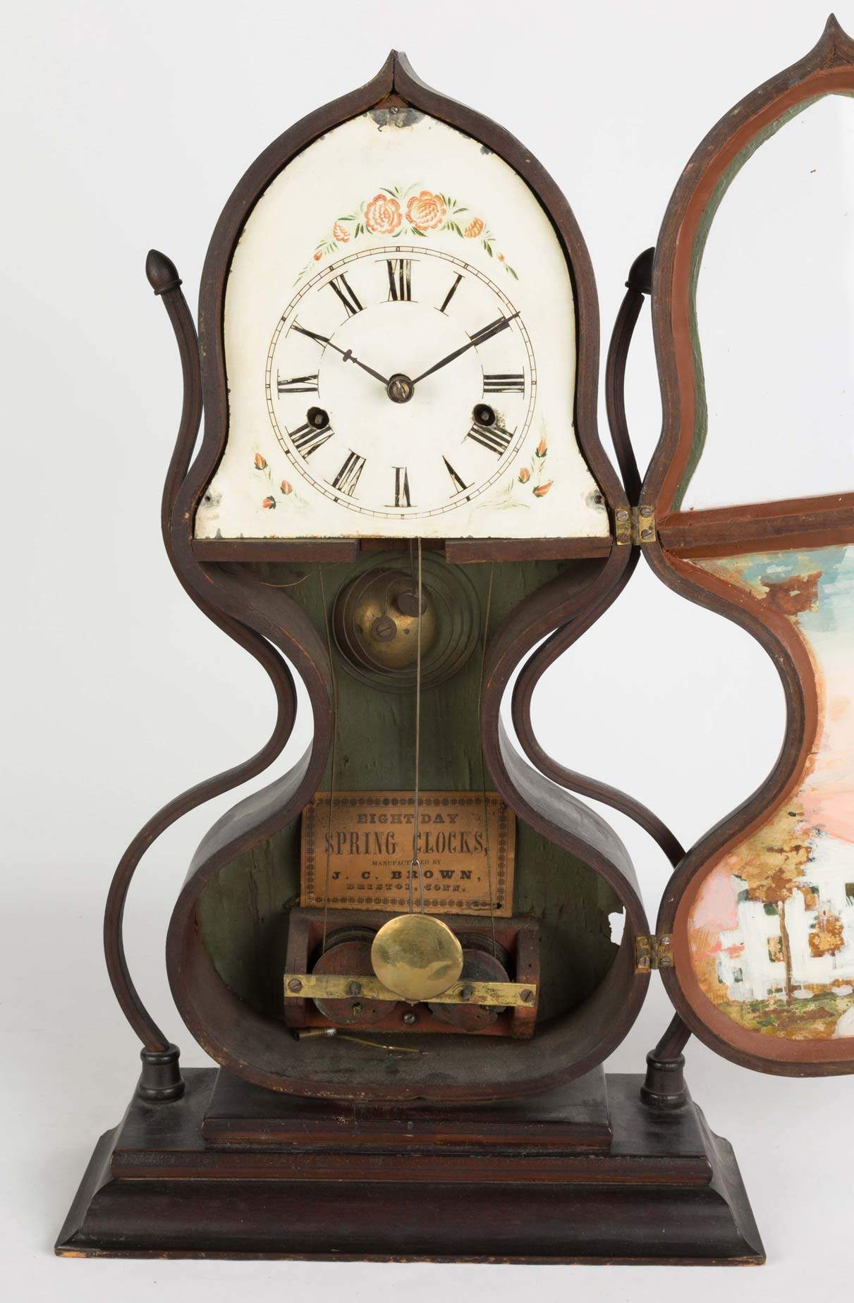 J.C. Brown Acorn Clock | Cottone Auctions