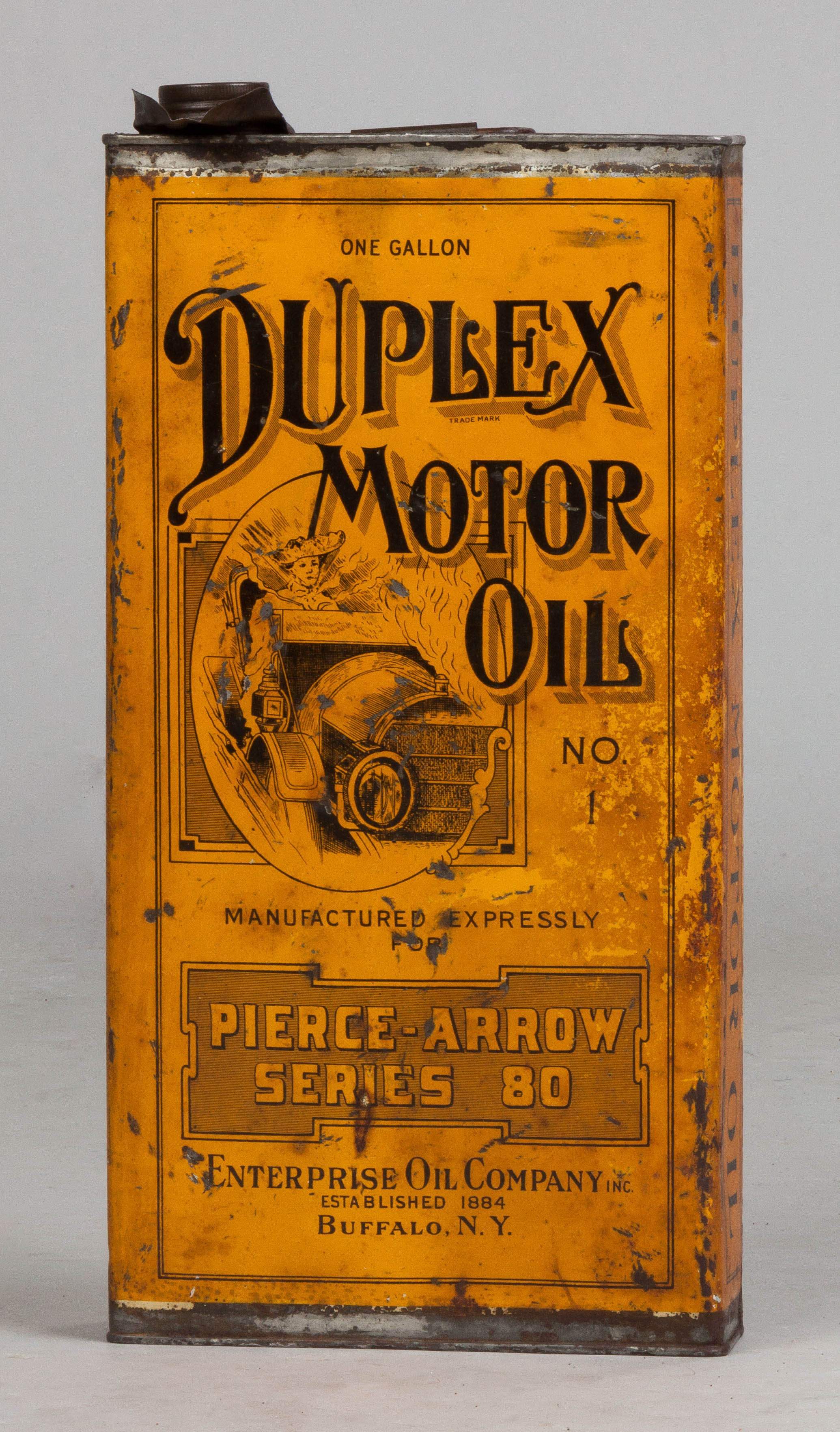 Pierce-Arrow Motor Oil Can | Cottone Auctions