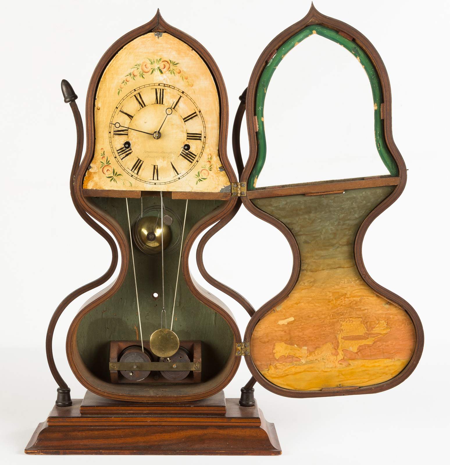 J. C. Brown Acorn Clock | Cottone Auctions