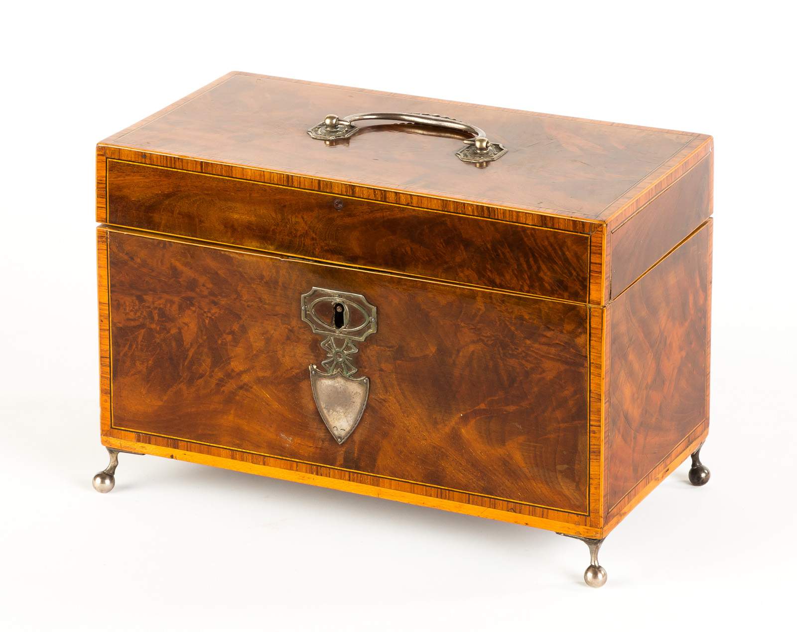 A Late George III Tea Caddy | Cottone Auctions