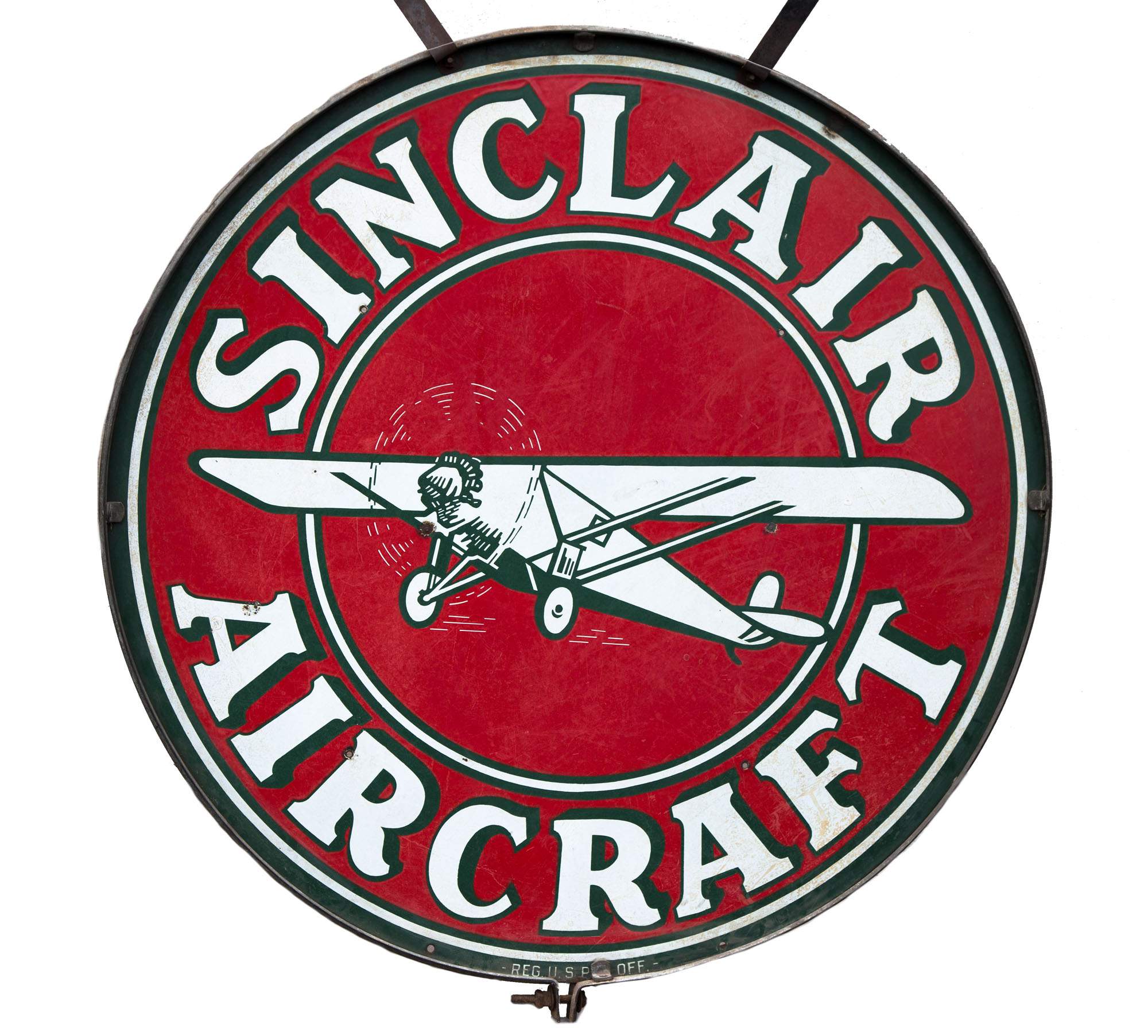 Sinclair Aircraft Aviation Sign | Cottone Auctions