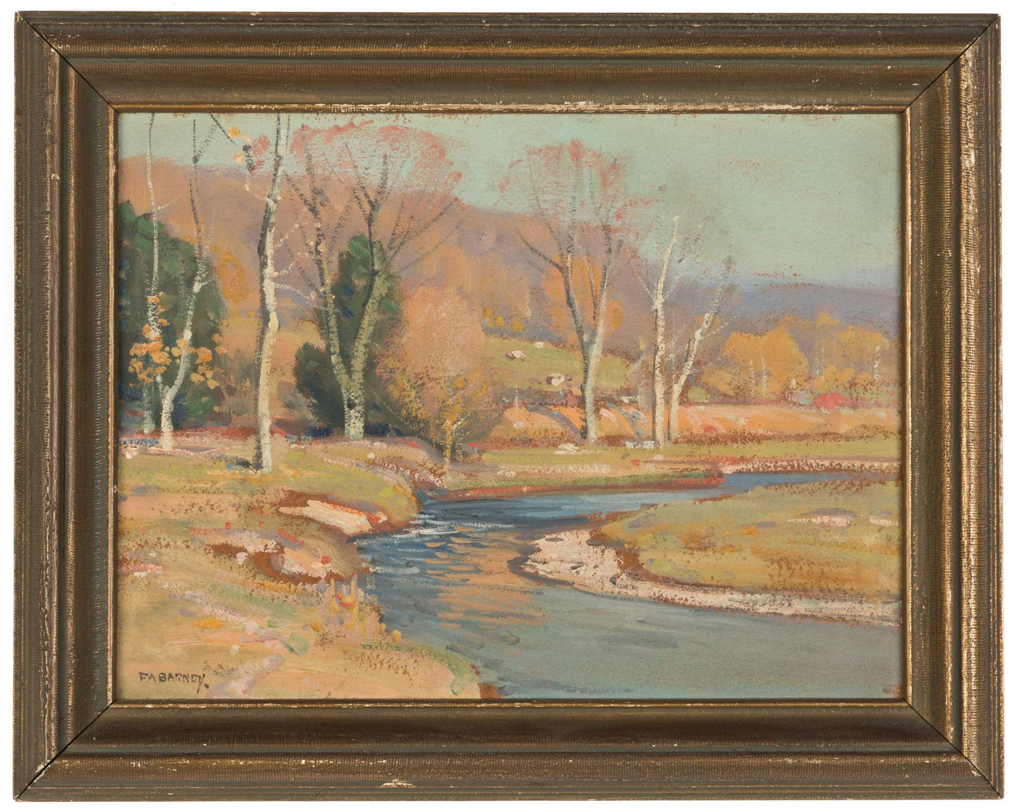 Frank A. Barney (American, 1862-1954) Landscape Scene | Cottone Auctions