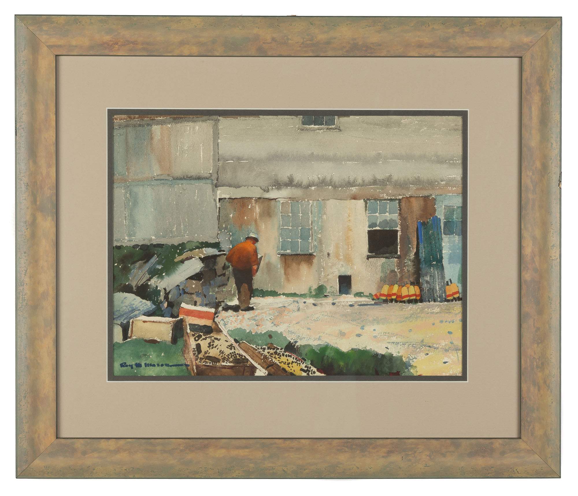 Roy Mason (American 1886–1972) Watercolor | Cottone Auctions