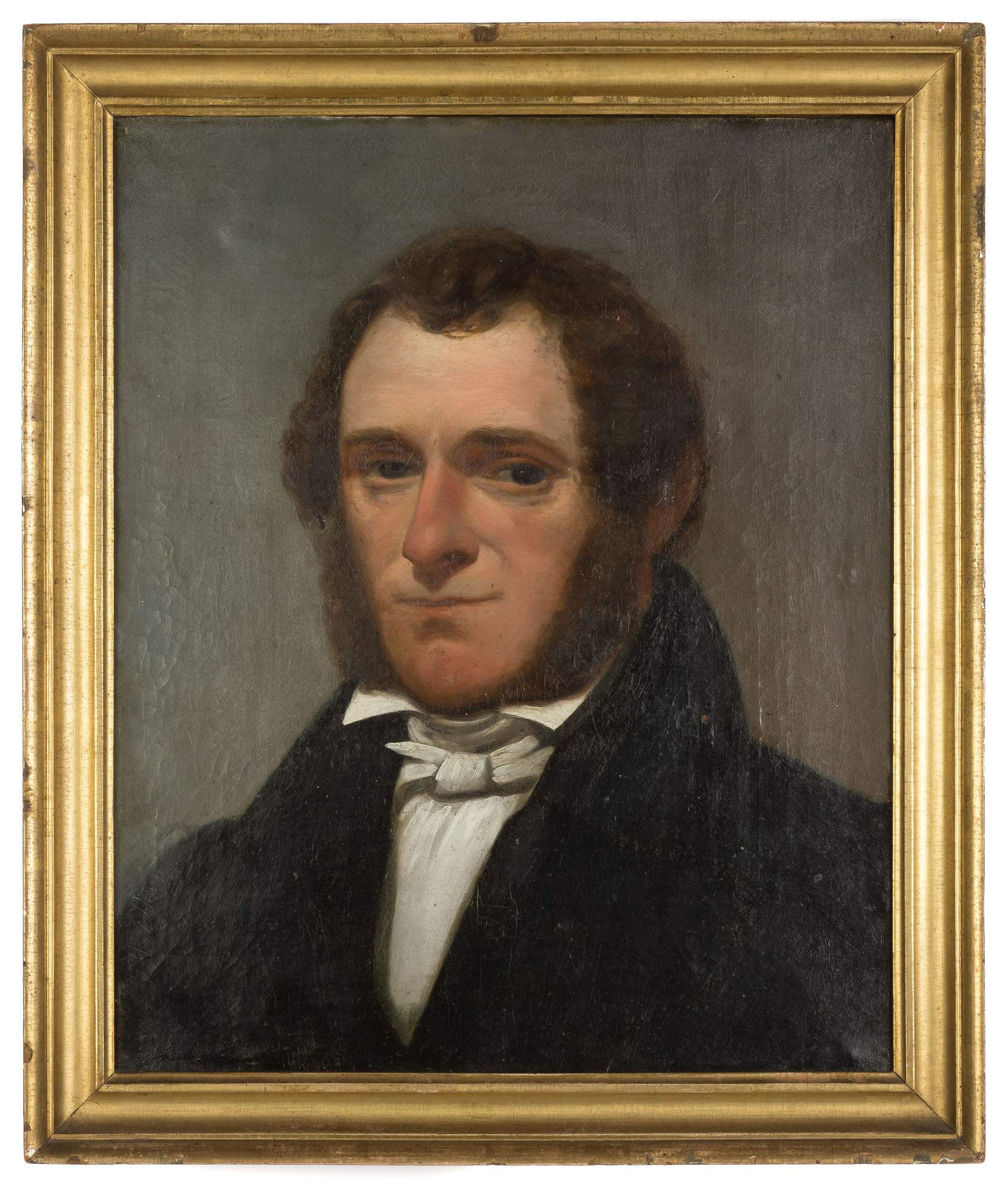 Portrait of Captain William Howland, Plymouth MA | Cottone Auctions