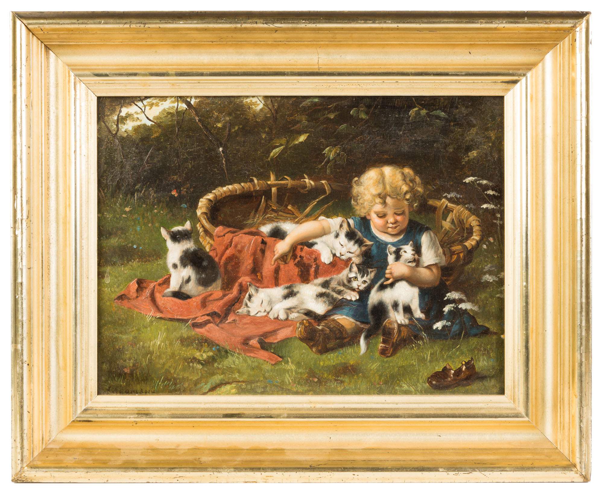 John Adamson (English: 1865-1918 ) Oil on Board | Cottone Auctions