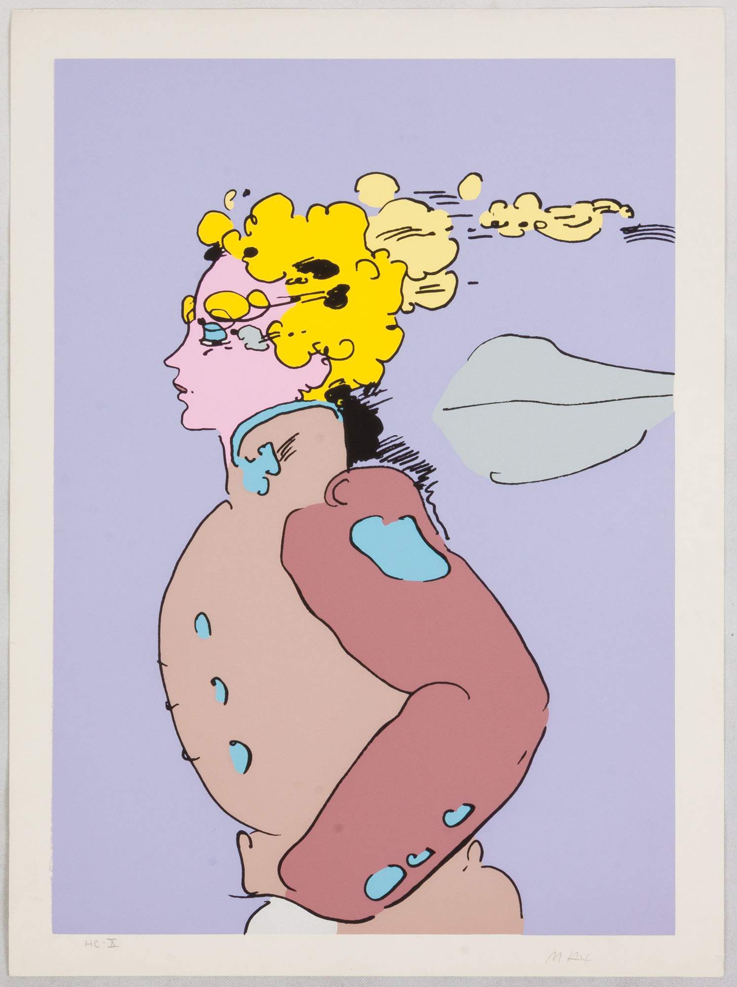 Peter Max (German/American, b. 1937) Movement East | Cottone Auctions
