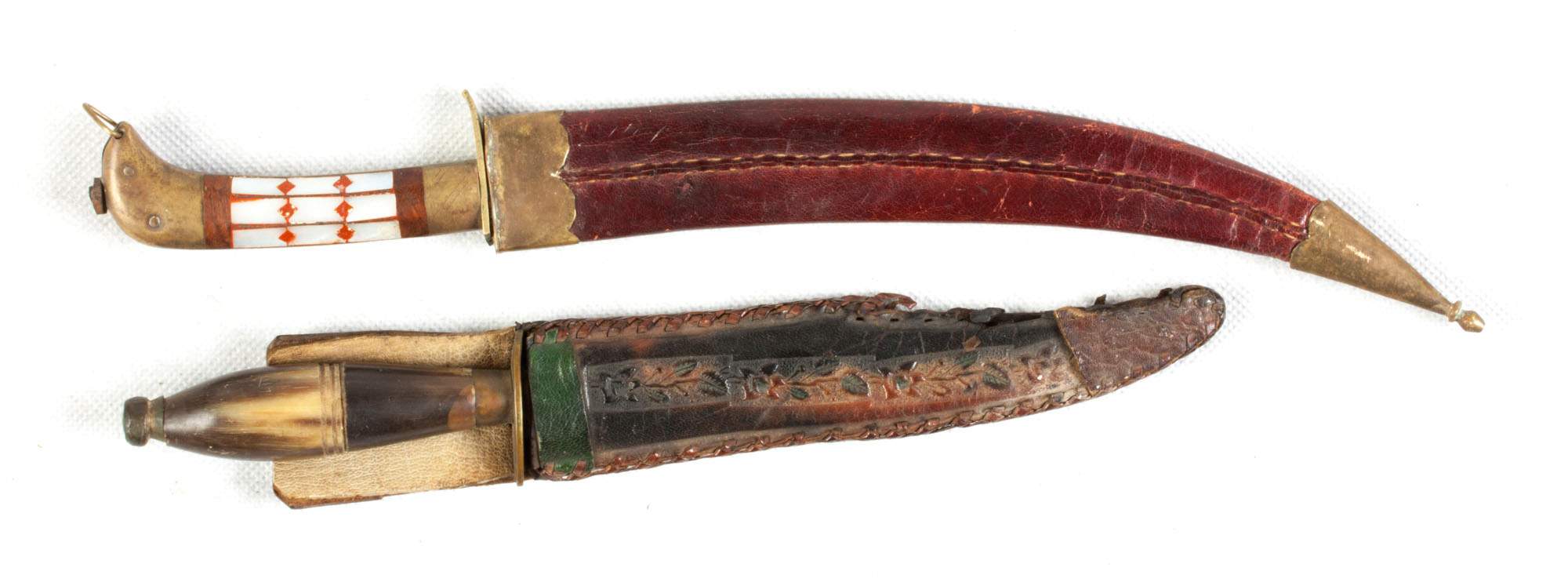 Indian Dagger with Mother of Pearl Handle & Mexican Knife | Cottone ...