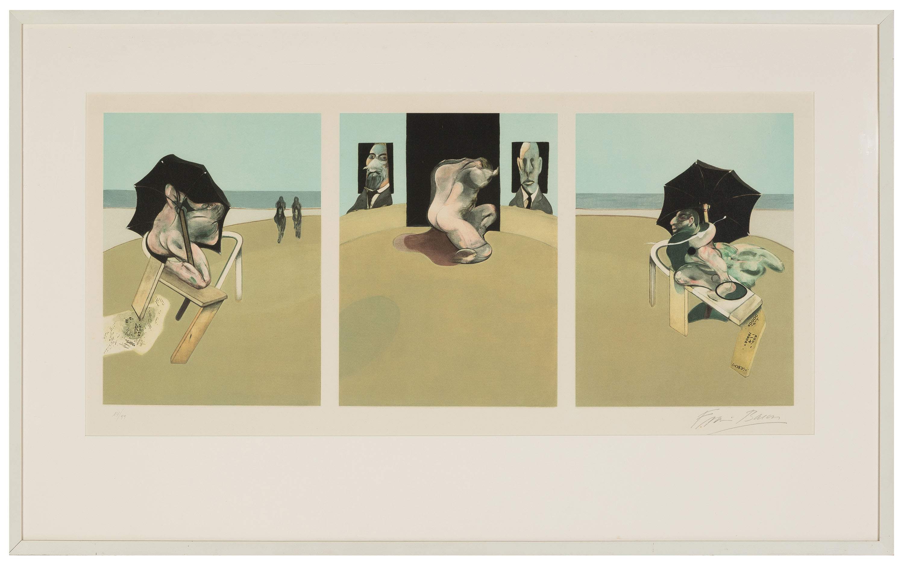 Francis Bacon (British, 1909-1992) Triptych | Cottone Auctions