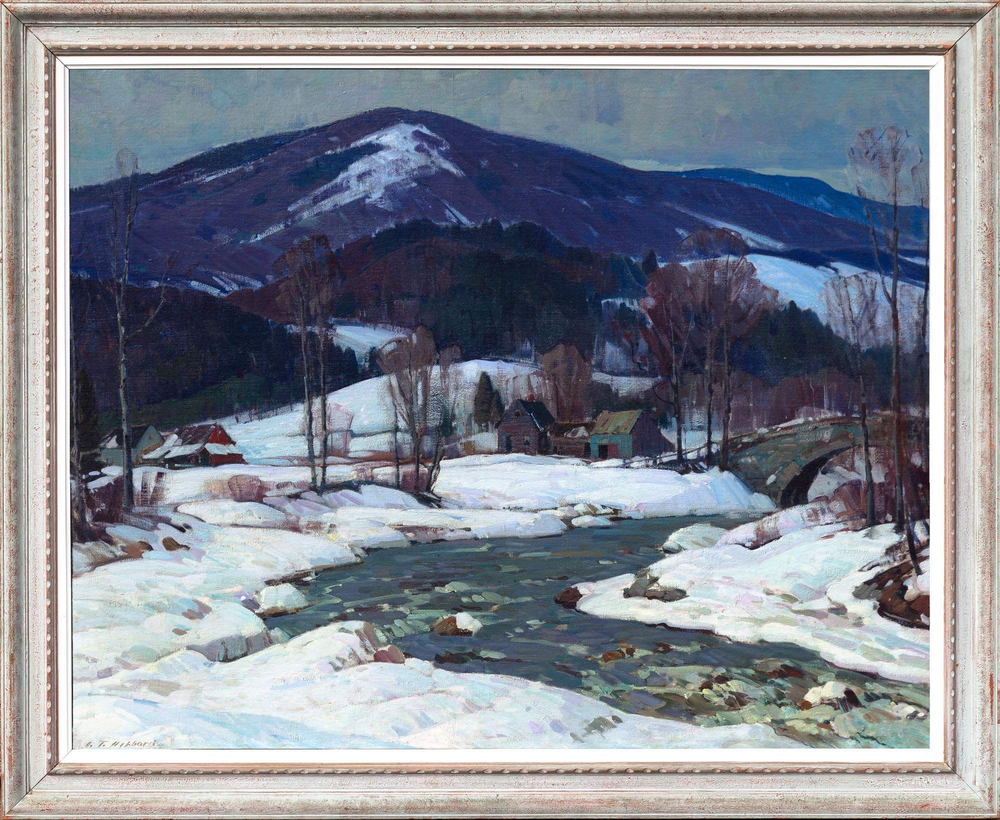 Aldro Thompson Hibbard (American, 1886-1972) "The Baseball Painting ...