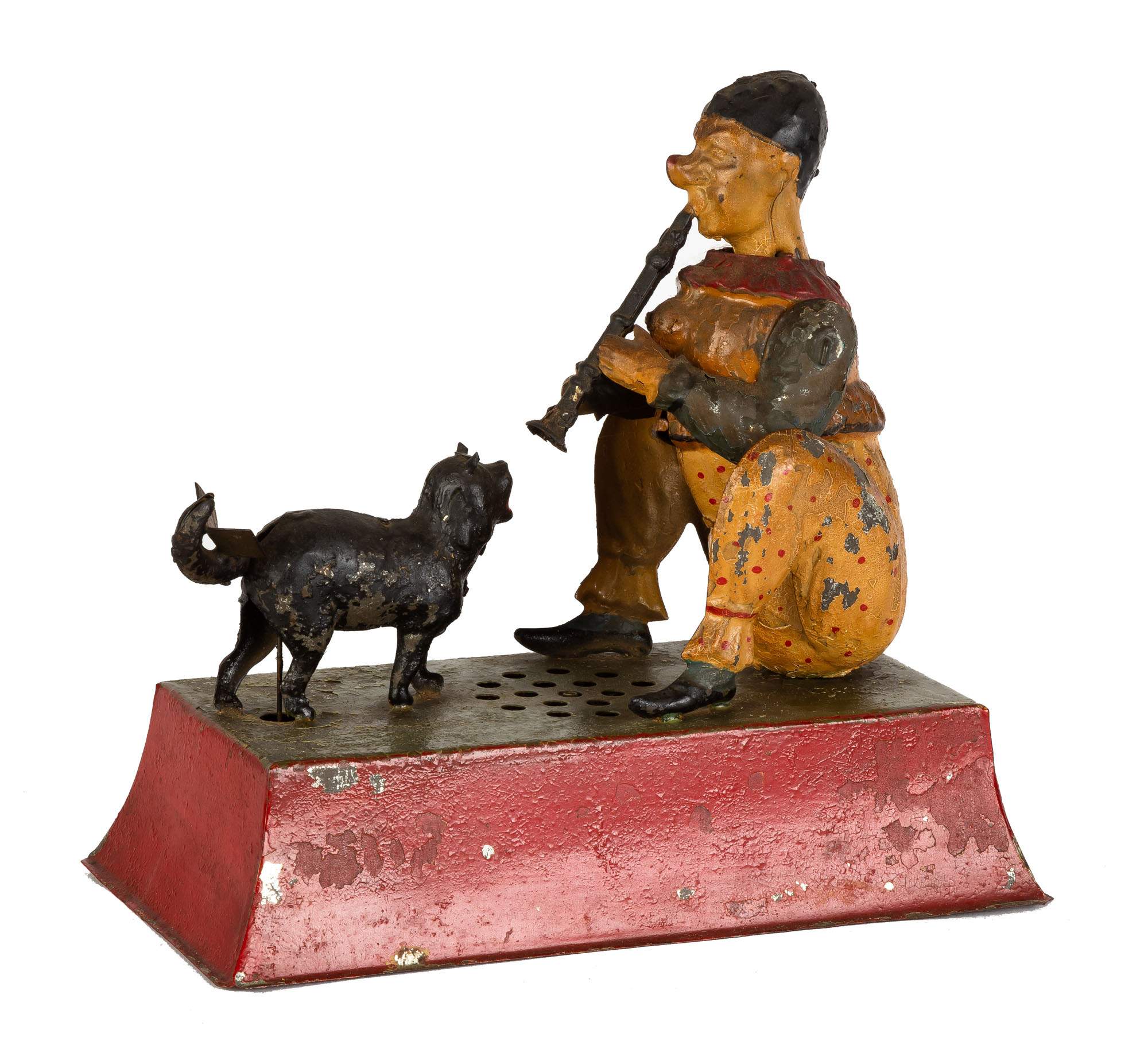 Guntherman Clockwork Tin Toy Clown with Cat | Cottone Auctions