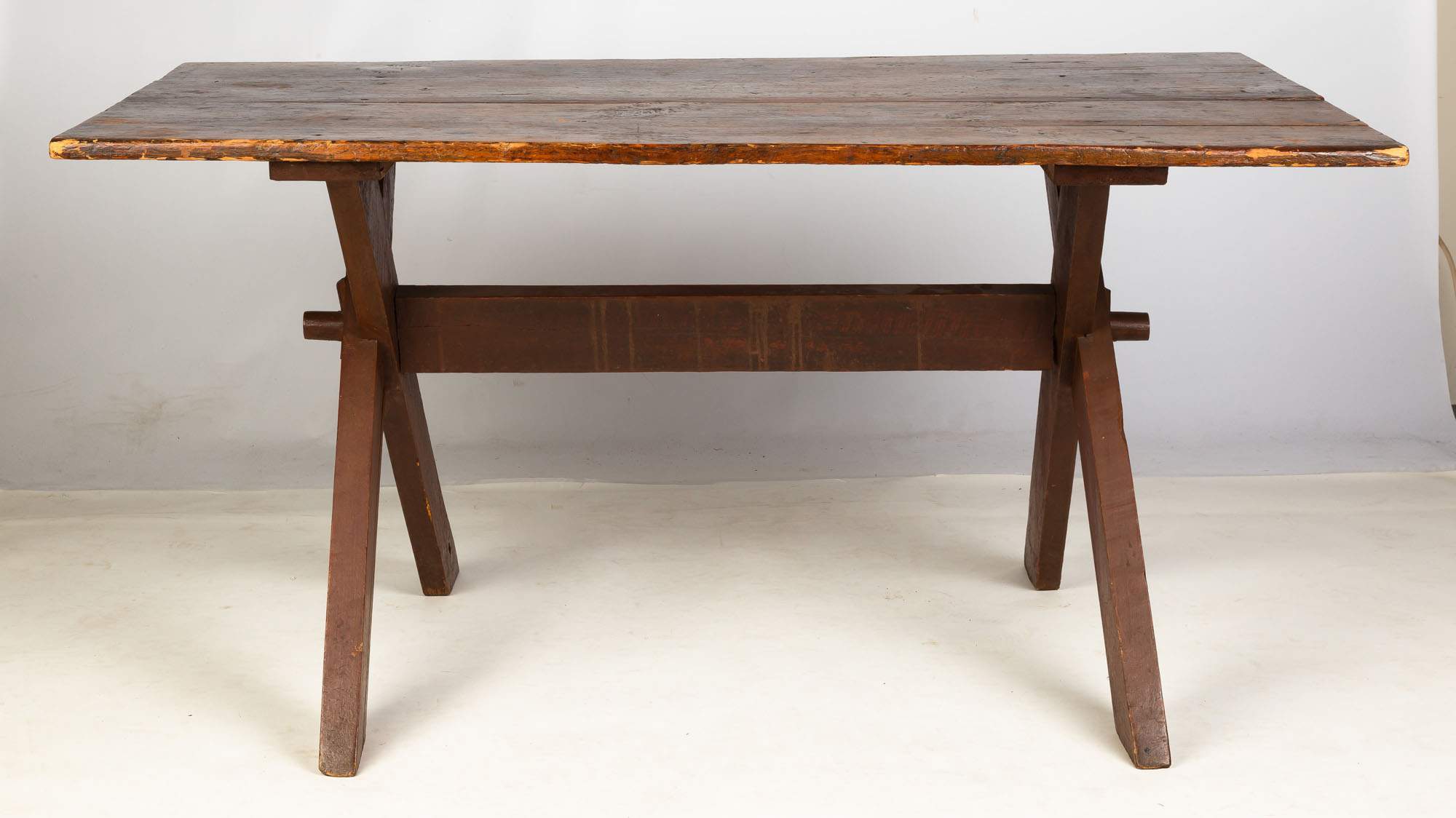 Early Sawbuck Table | Cottone Auctions