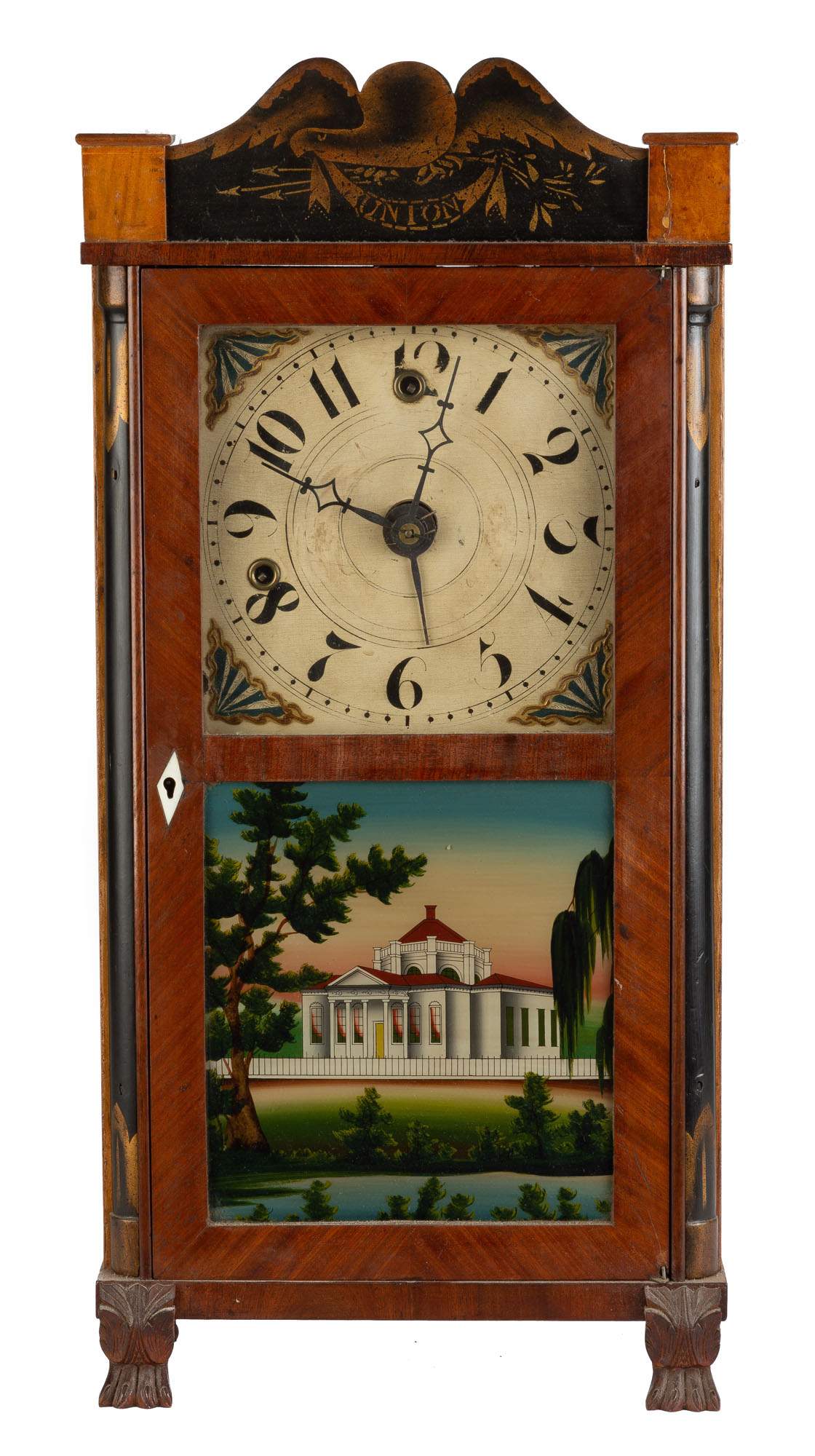 Silas Hoadley Miniature Shelf Clock | Cottone Auctions