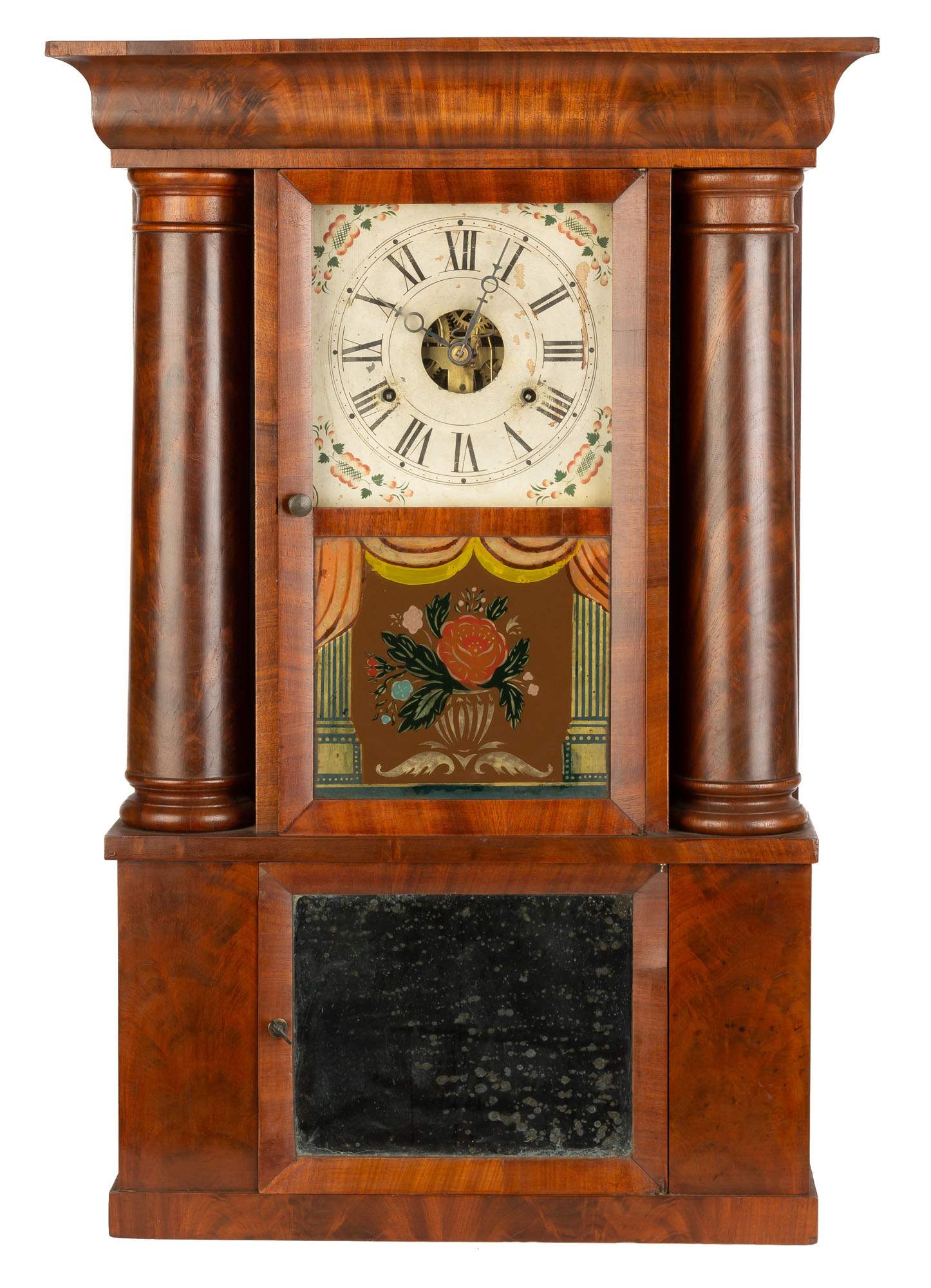 Hills, Goodrich & Co. Hollow Column Shelf Clock | Cottone Auctions