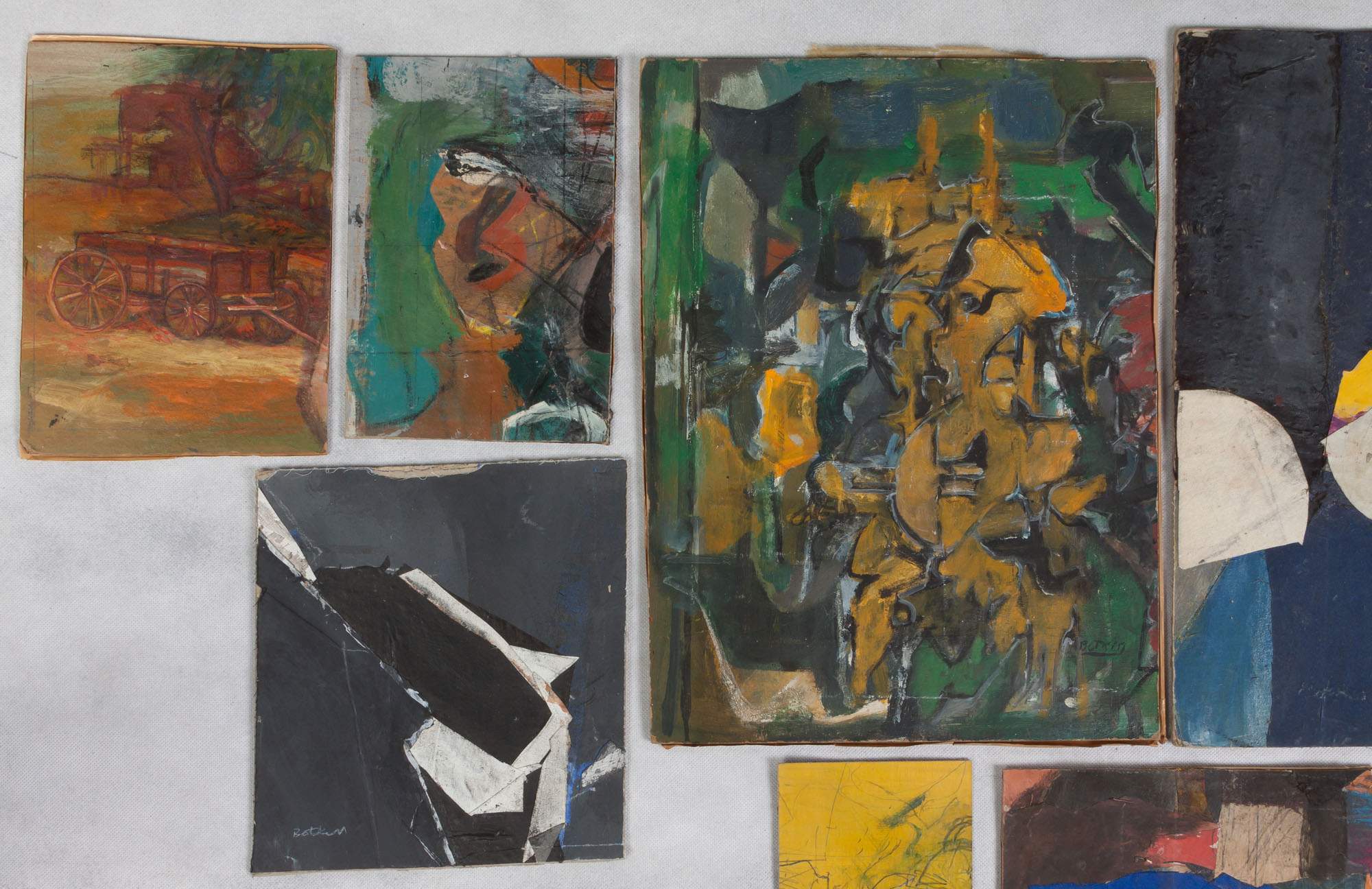 Group of Henry Botkin (American, 1896-1983) Mixed Media Works | Cottone ...