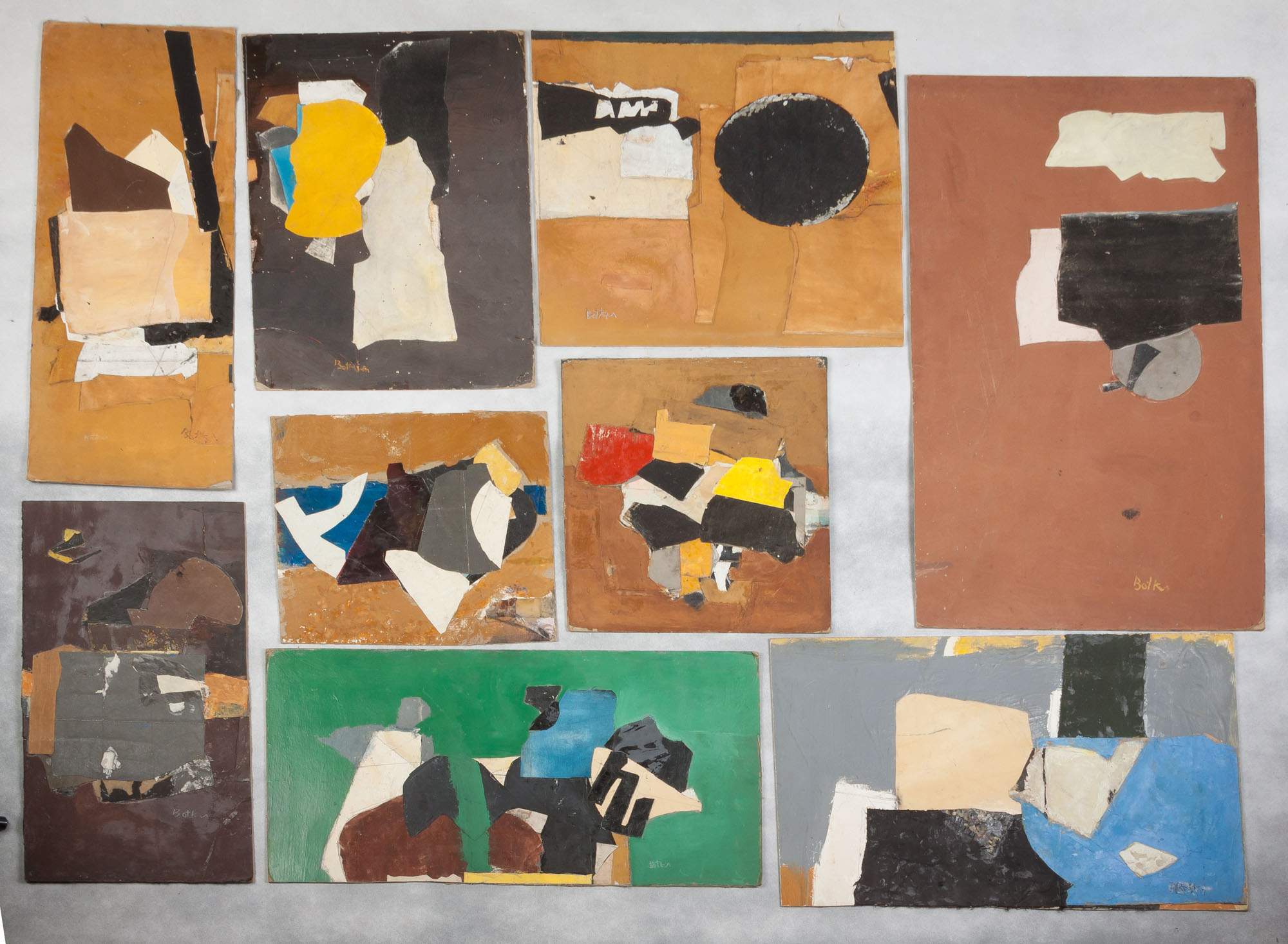 Group of Henry Botkin (American, 1896-1983) Mixed Media Works | Cottone ...