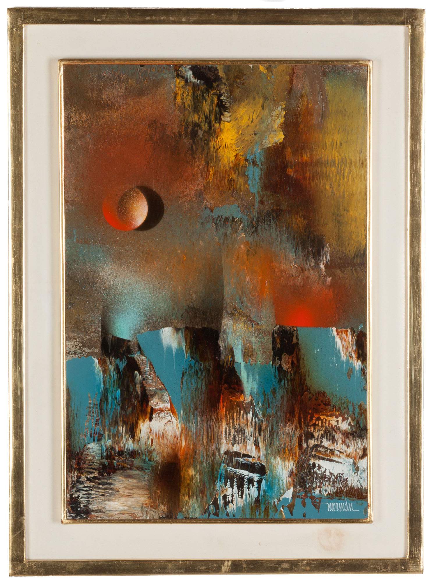 Leonardo Nierman (Mexican, born, 1932) "Ruins" | Cottone Auctions