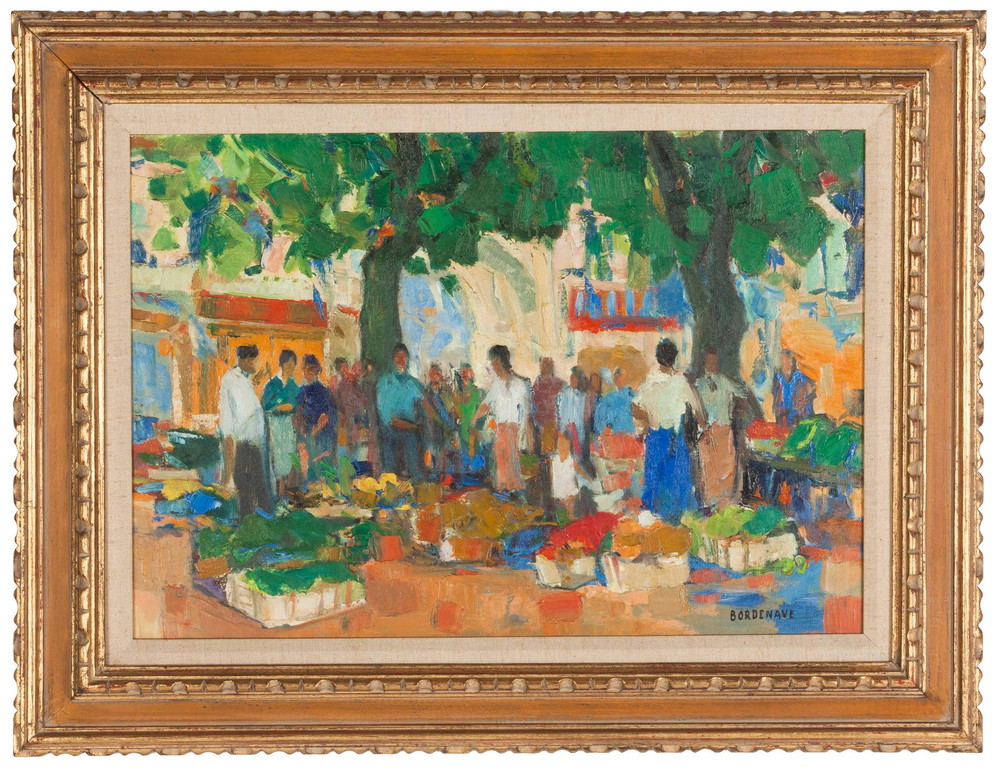 Pierre Bordenave (French, 1900-1970) "Marche a Manosque" | Cottone Auctions