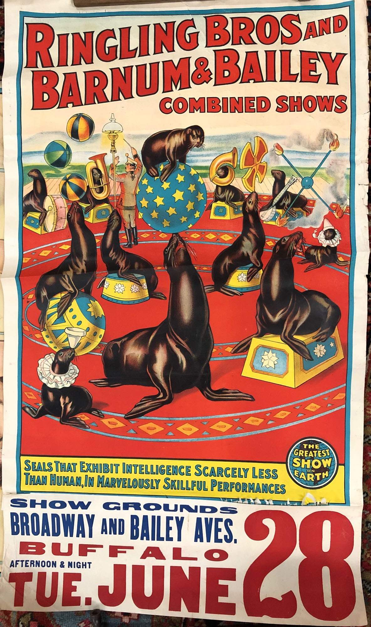 Group of Early Circus Advertising Posters & Memorabilia | Cottone Auctions