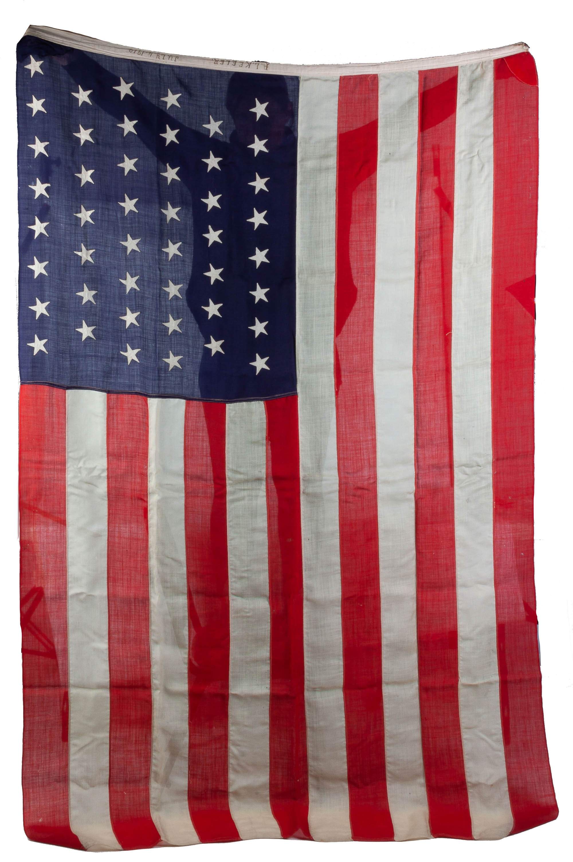 Early American 46 Star Flag | Cottone Auctions