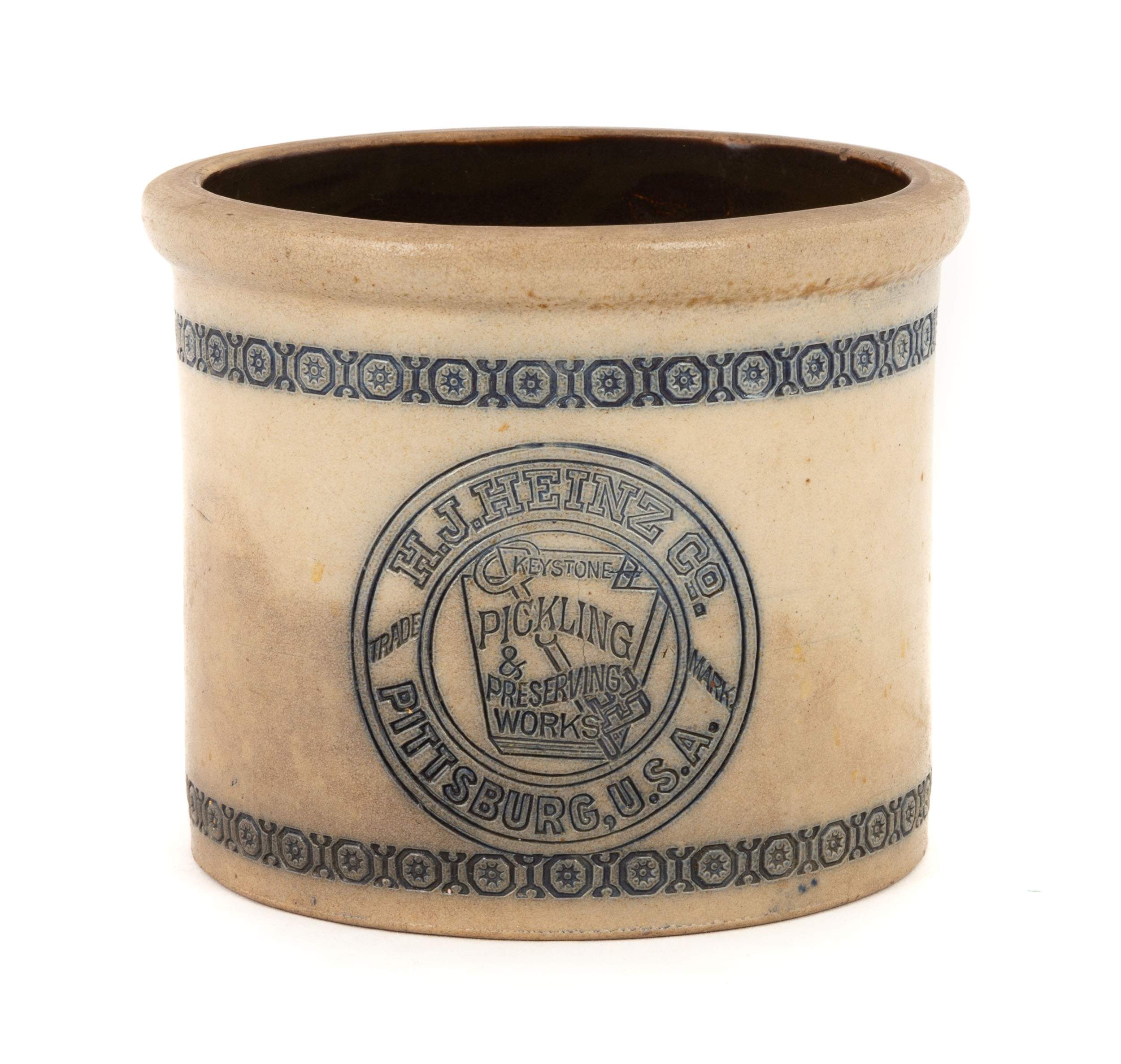 H.J. Heinz Co., Pittsburgh, USA Pickling Crock | Cottone Auctions