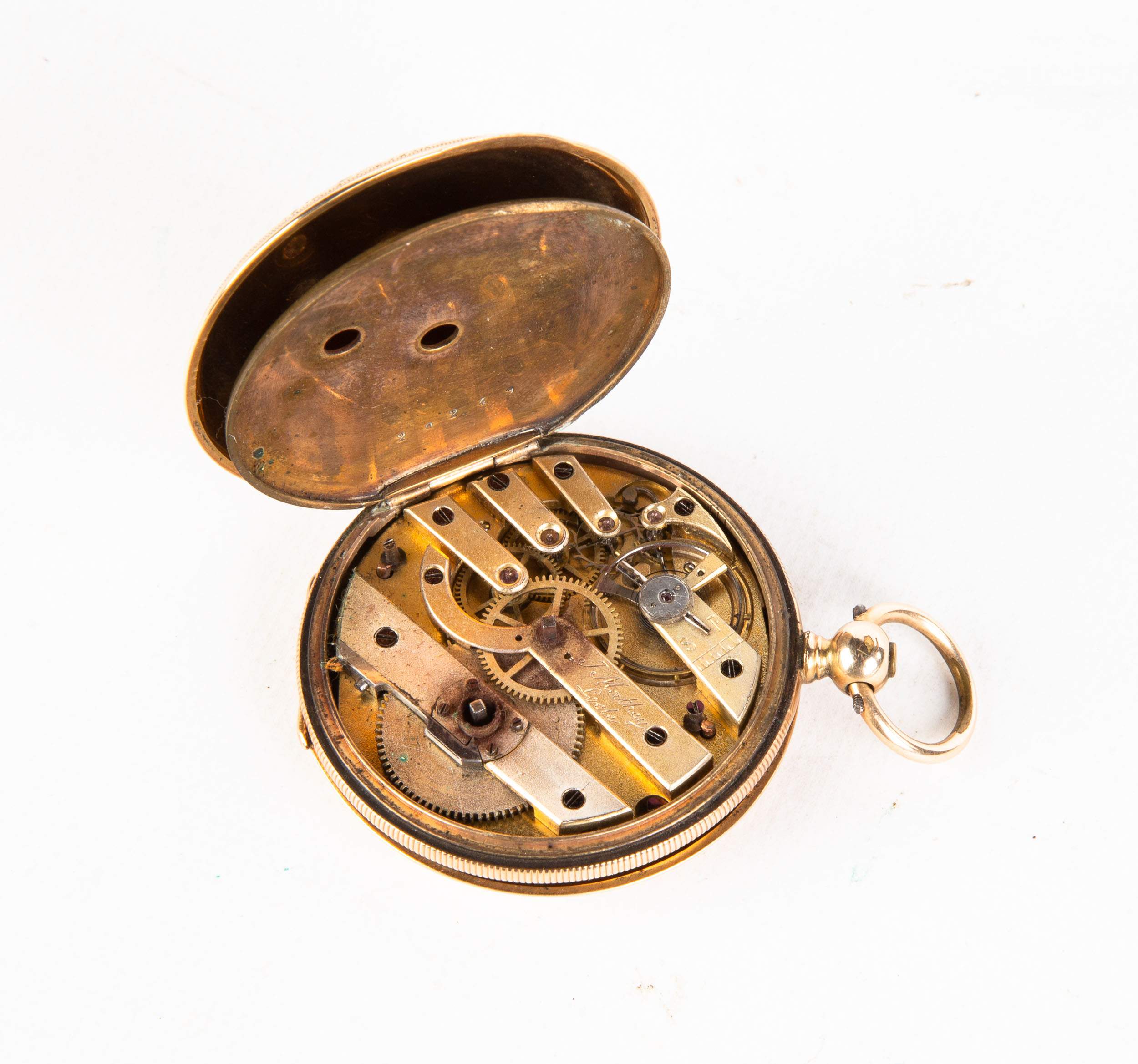 Jules Mathey 14K Gold Pocket Watch | Cottone Auctions