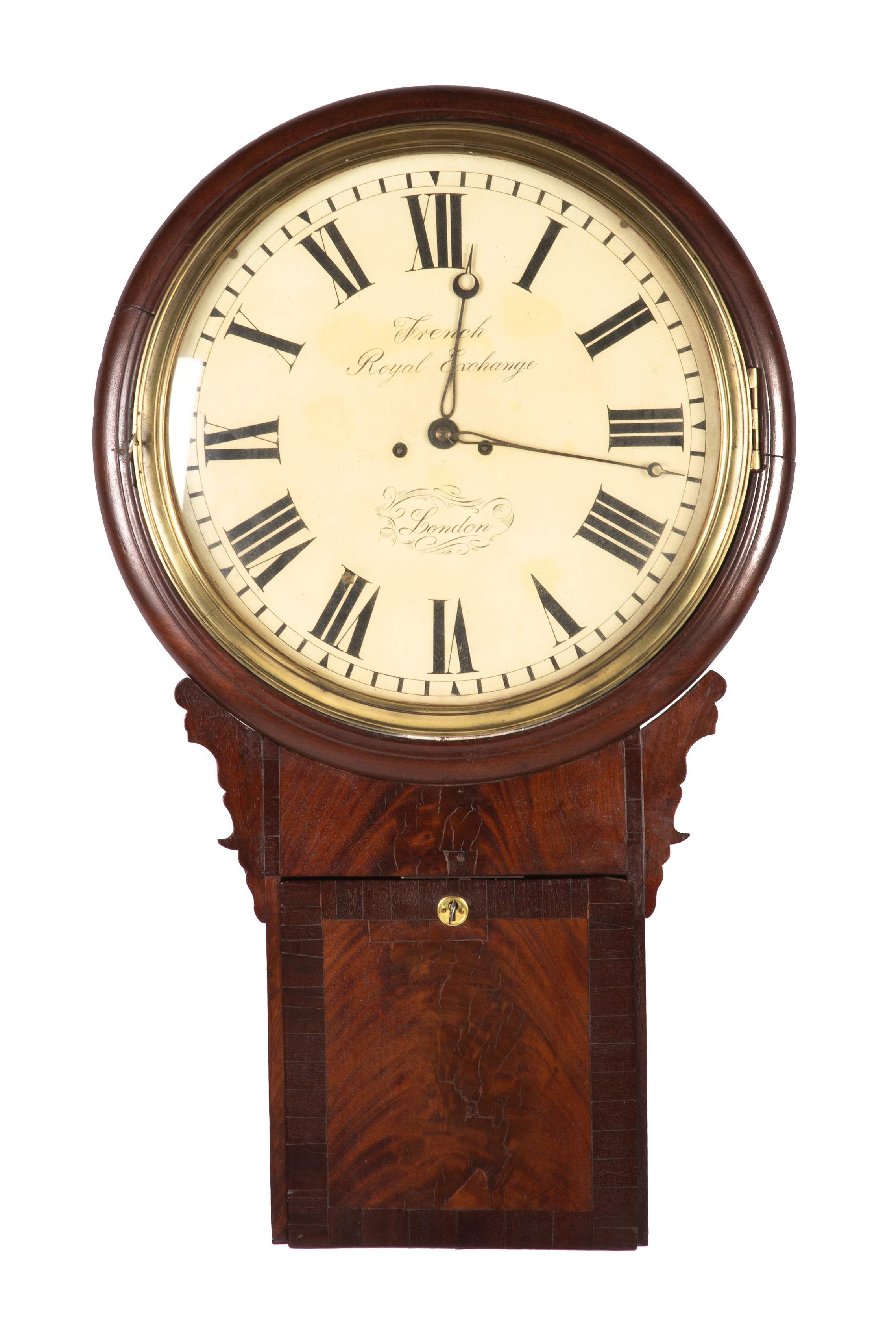 French Royal Exchange, London Wall Clock | Cottone Auctions