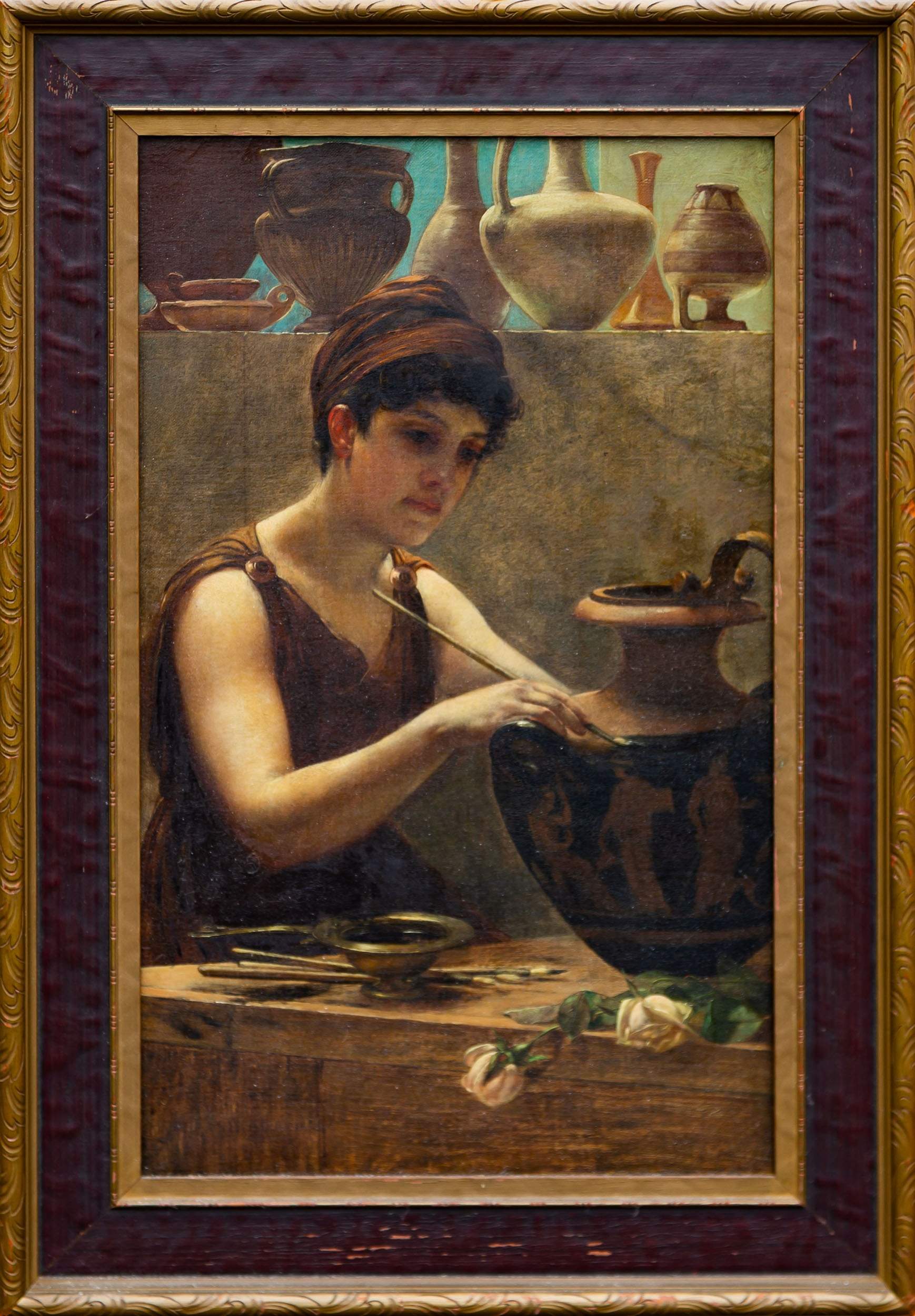 Francis D. Millet (American, 1846 – 1912) Portrait | Cottone Auctions