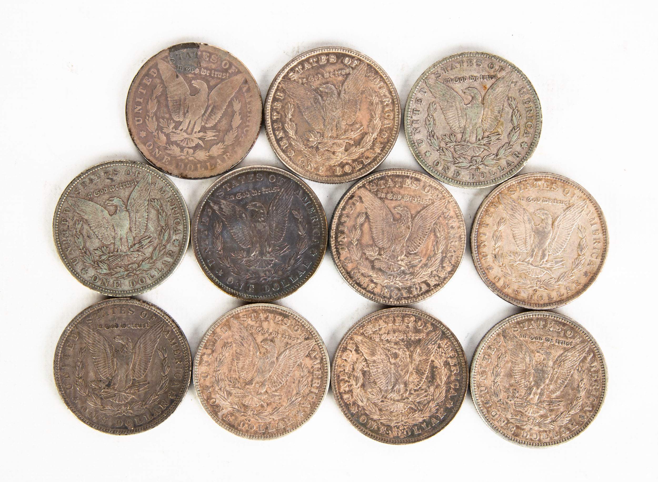 Eleven Silver Dollars | Cottone Auctions