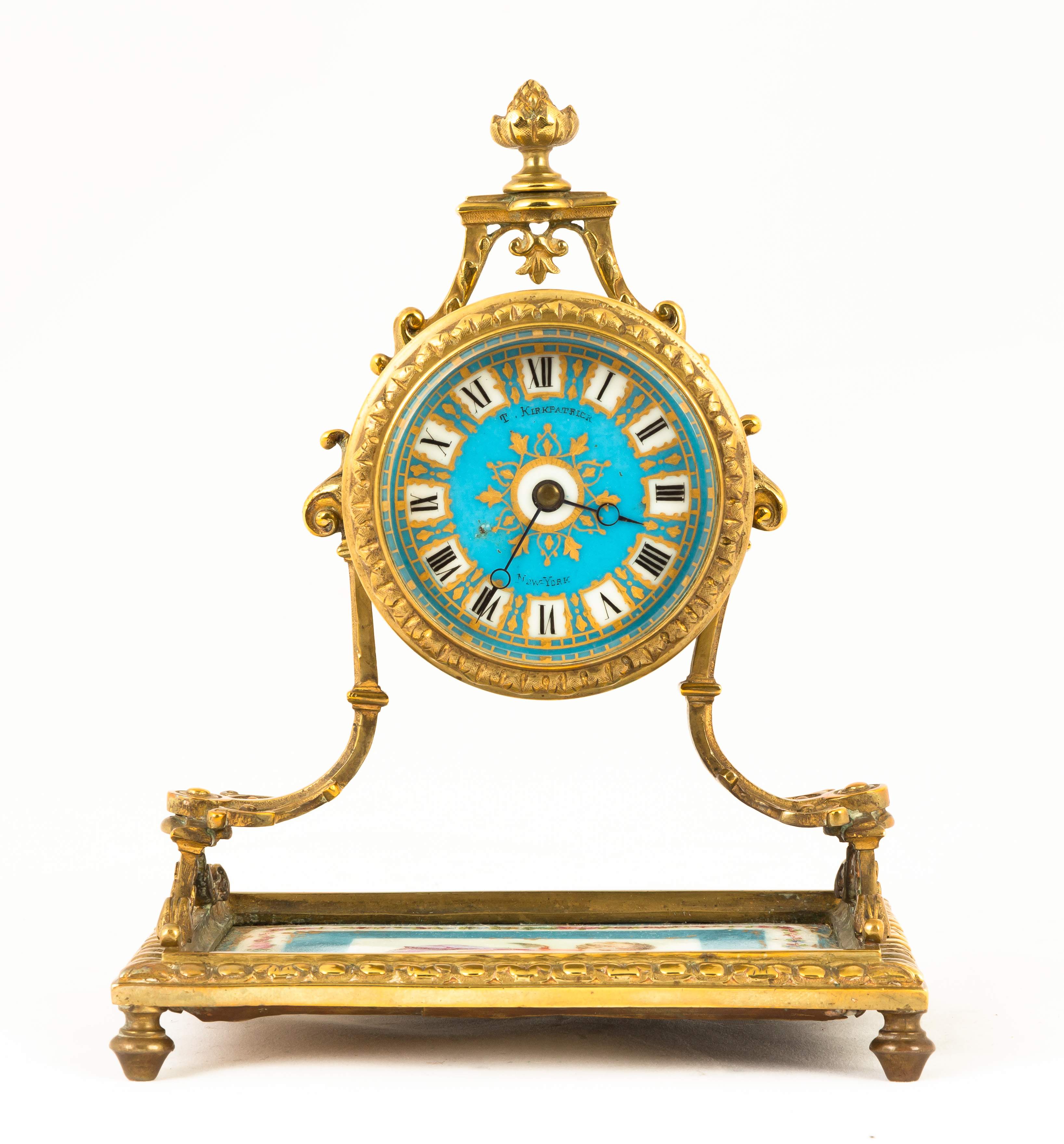 T. Kirkpatrick Desk Clock | Cottone Auctions