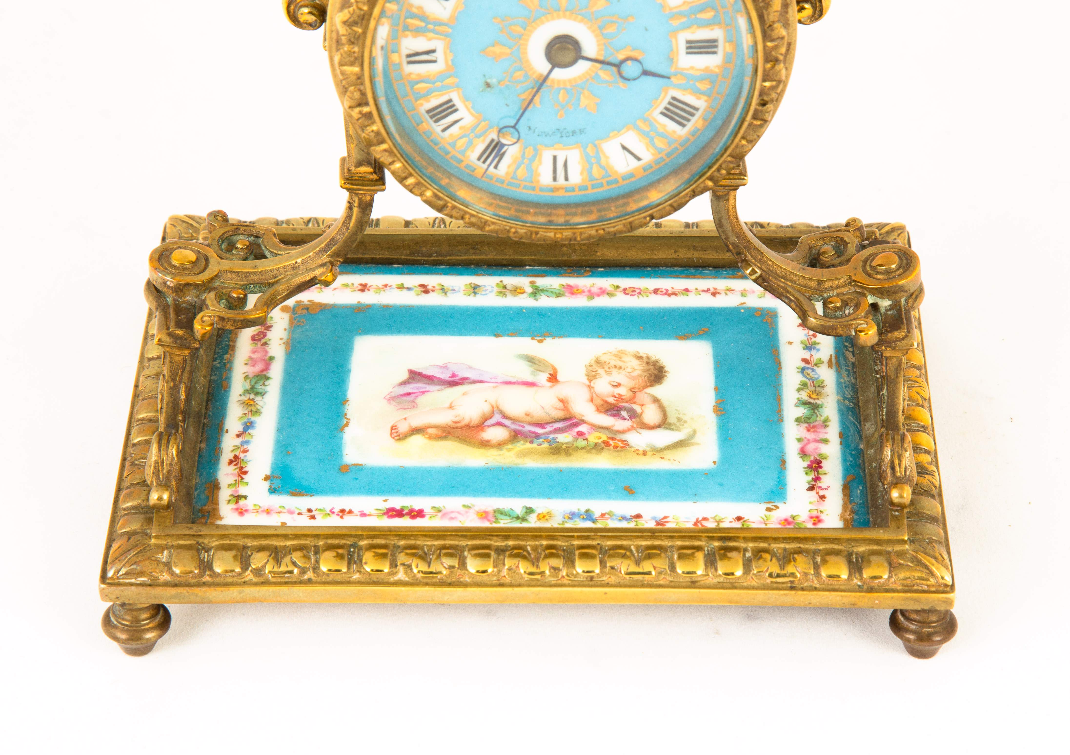 T. Kirkpatrick Desk Clock | Cottone Auctions