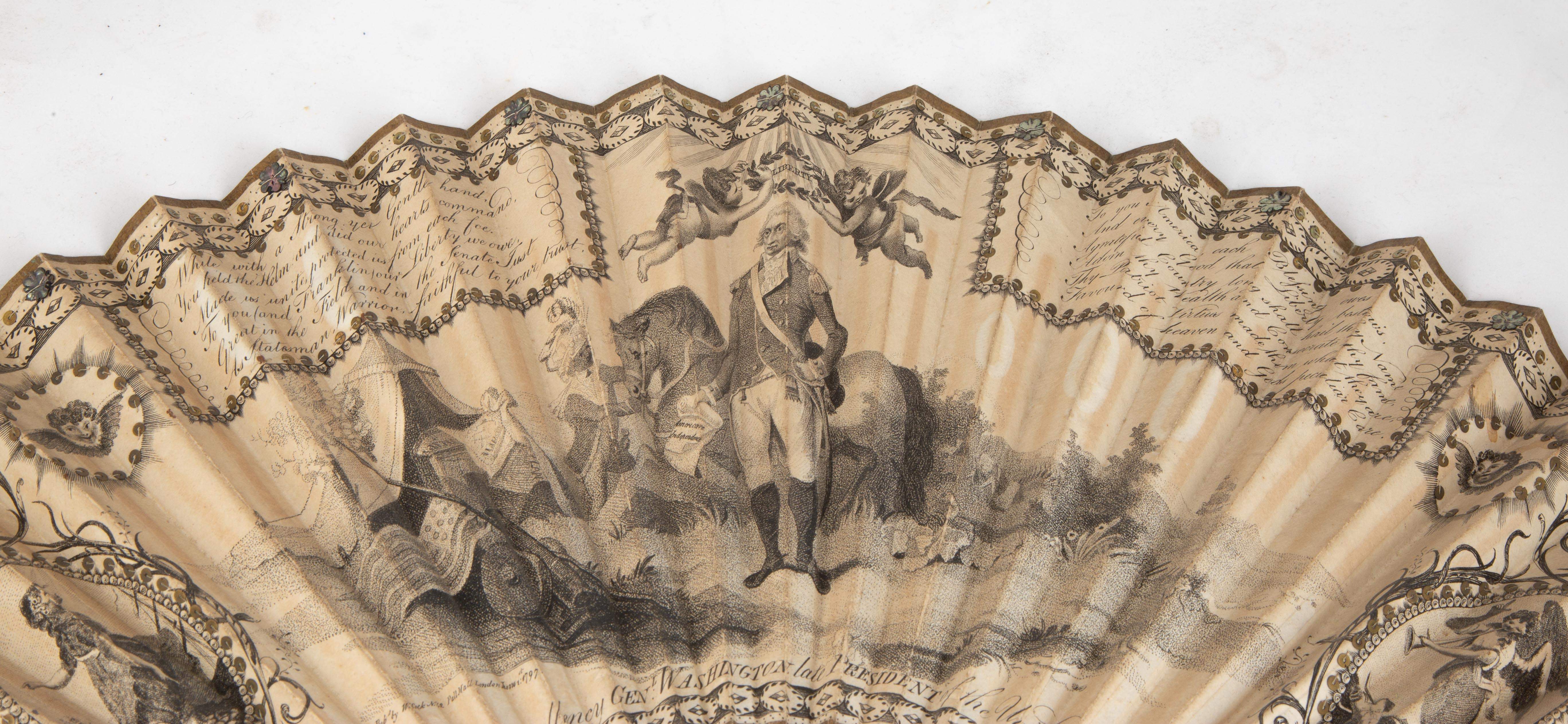 Rare George Washington Presidential Fan | Cottone Auctions