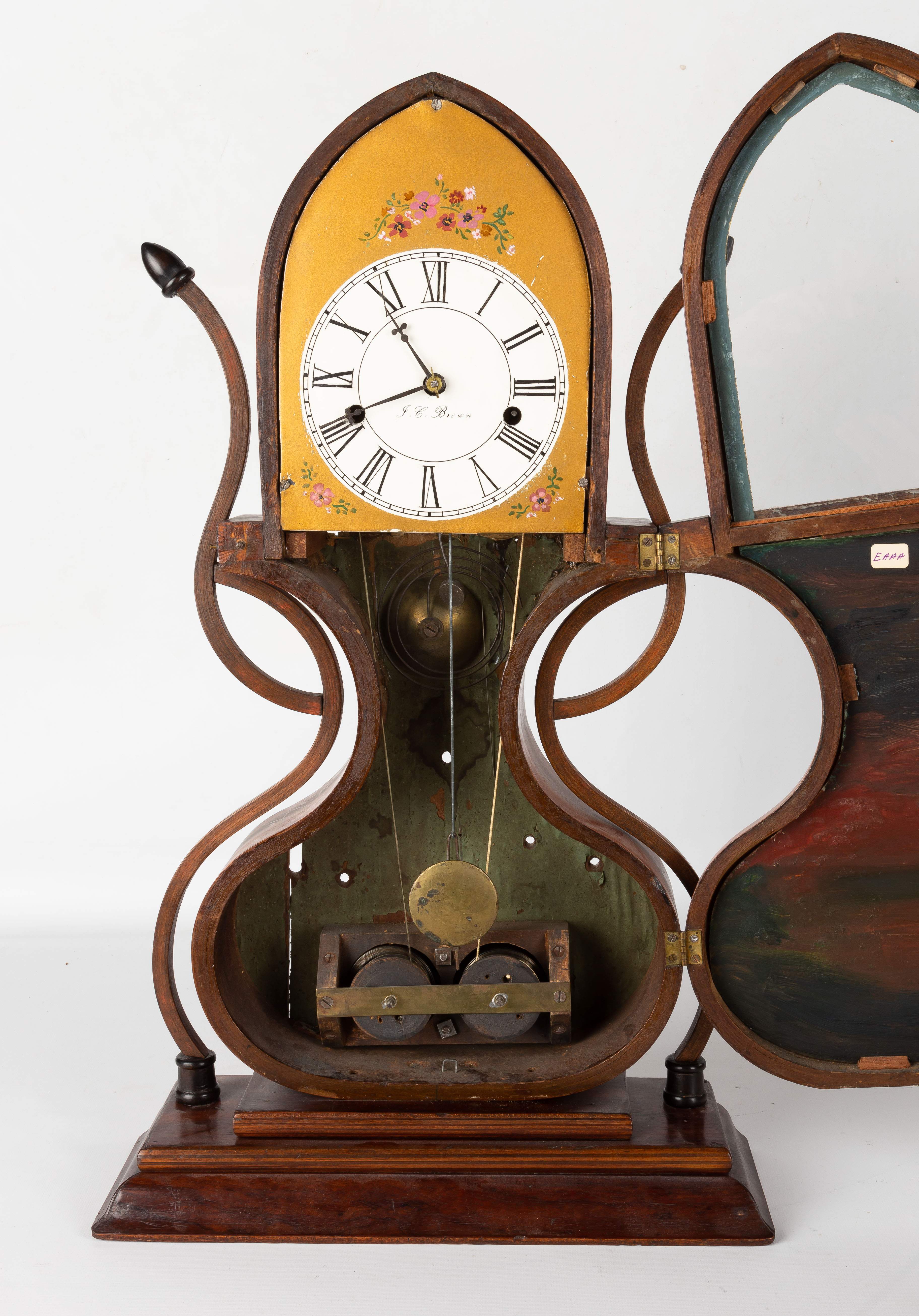 J.C. Brown Acorn Clock | Cottone Auctions