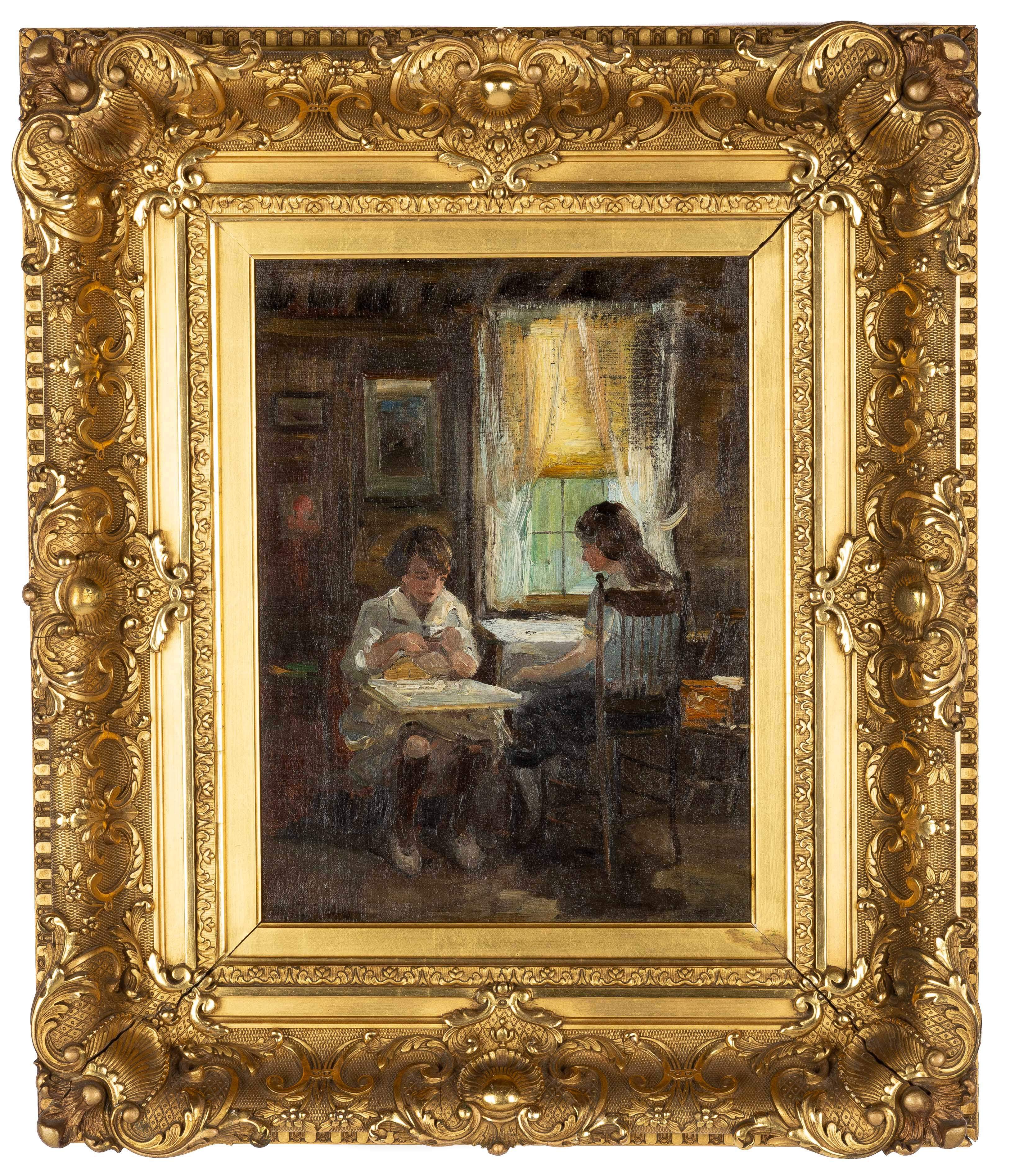 Charles P. Gruppe (American, 1860-1940) Interior Scene | Cottone Auctions