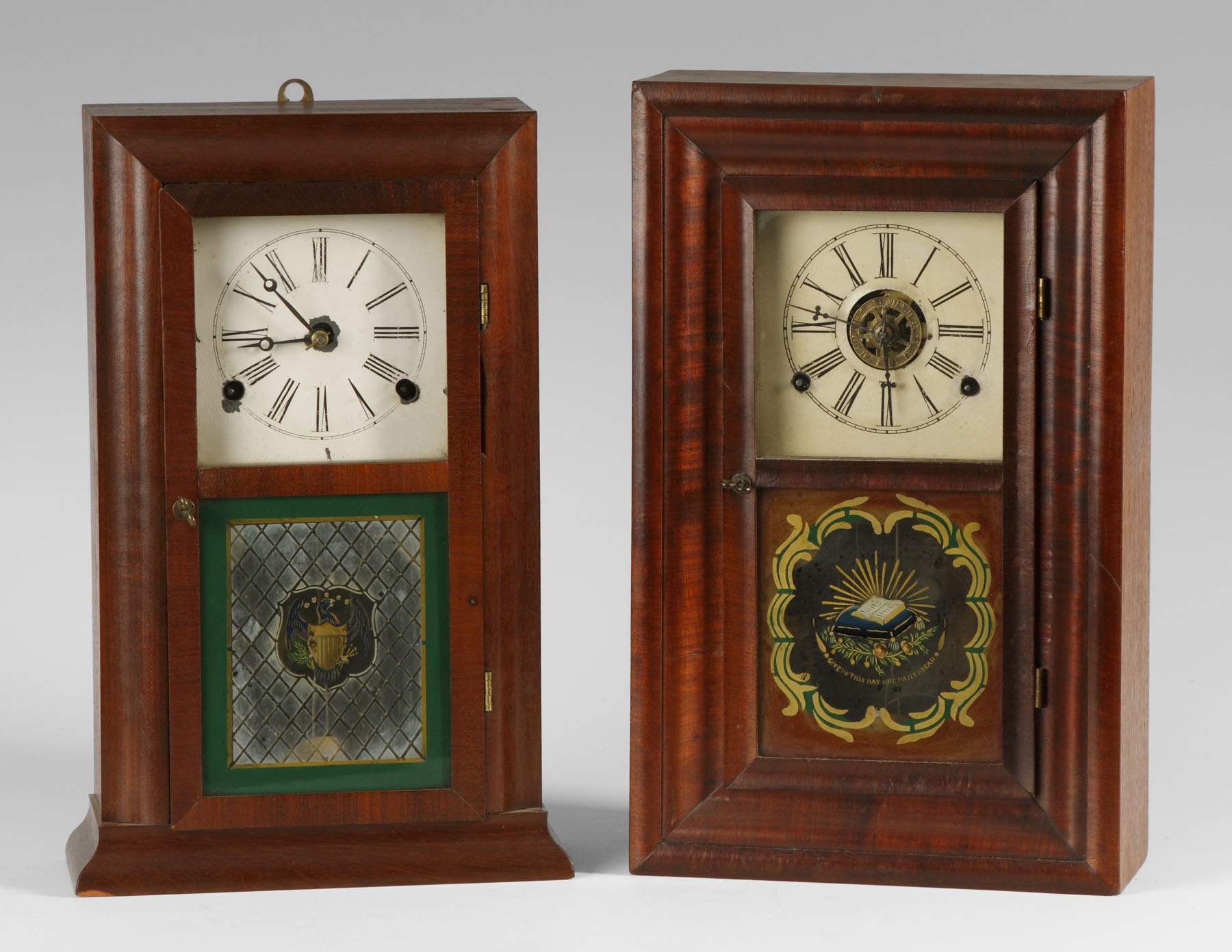 2 Smith & Goodrich Ogee Shelf Clocks | Cottone Auctions