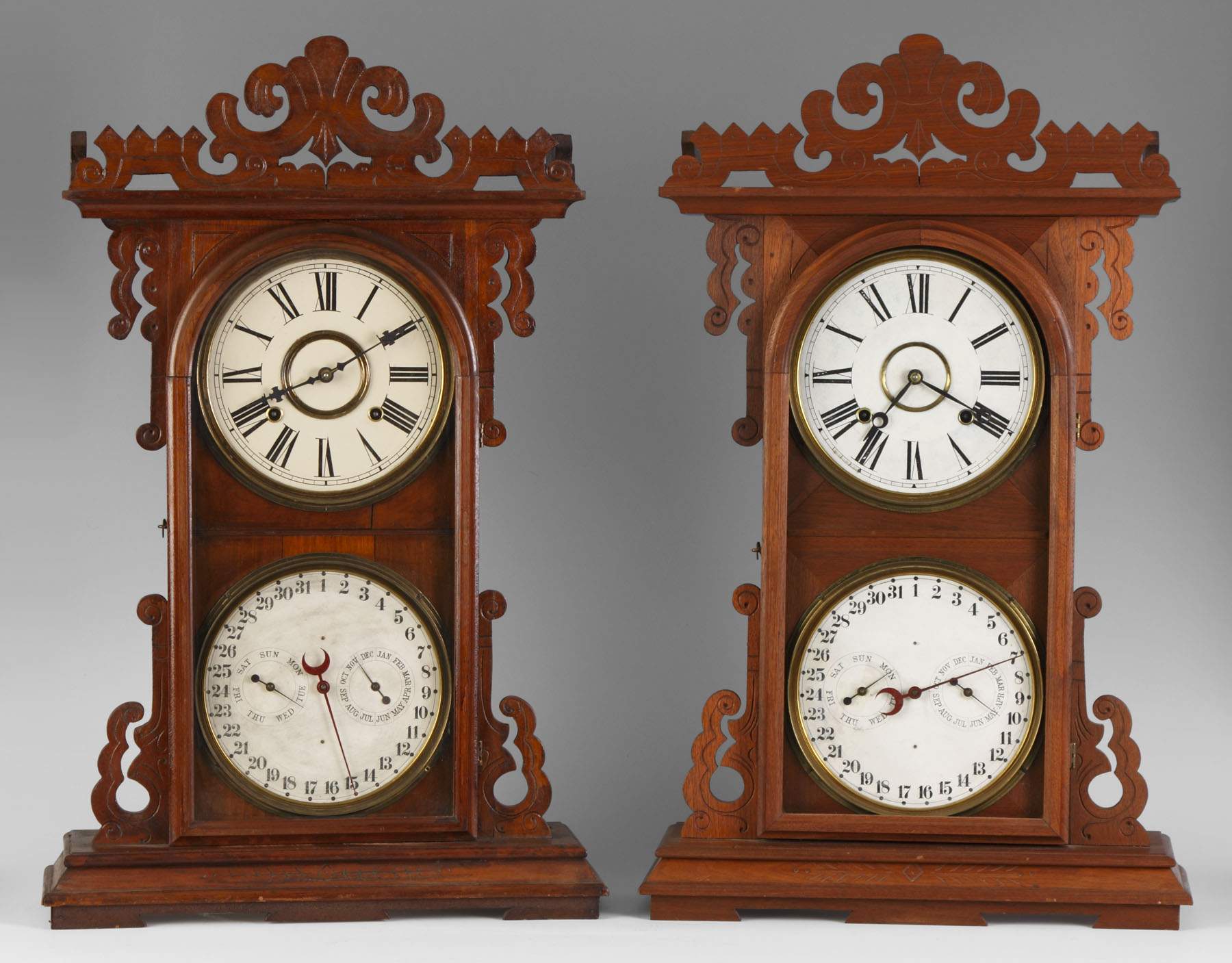 2 E.N. Welch Ardita Model Shelf Clock | Cottone Auctions
