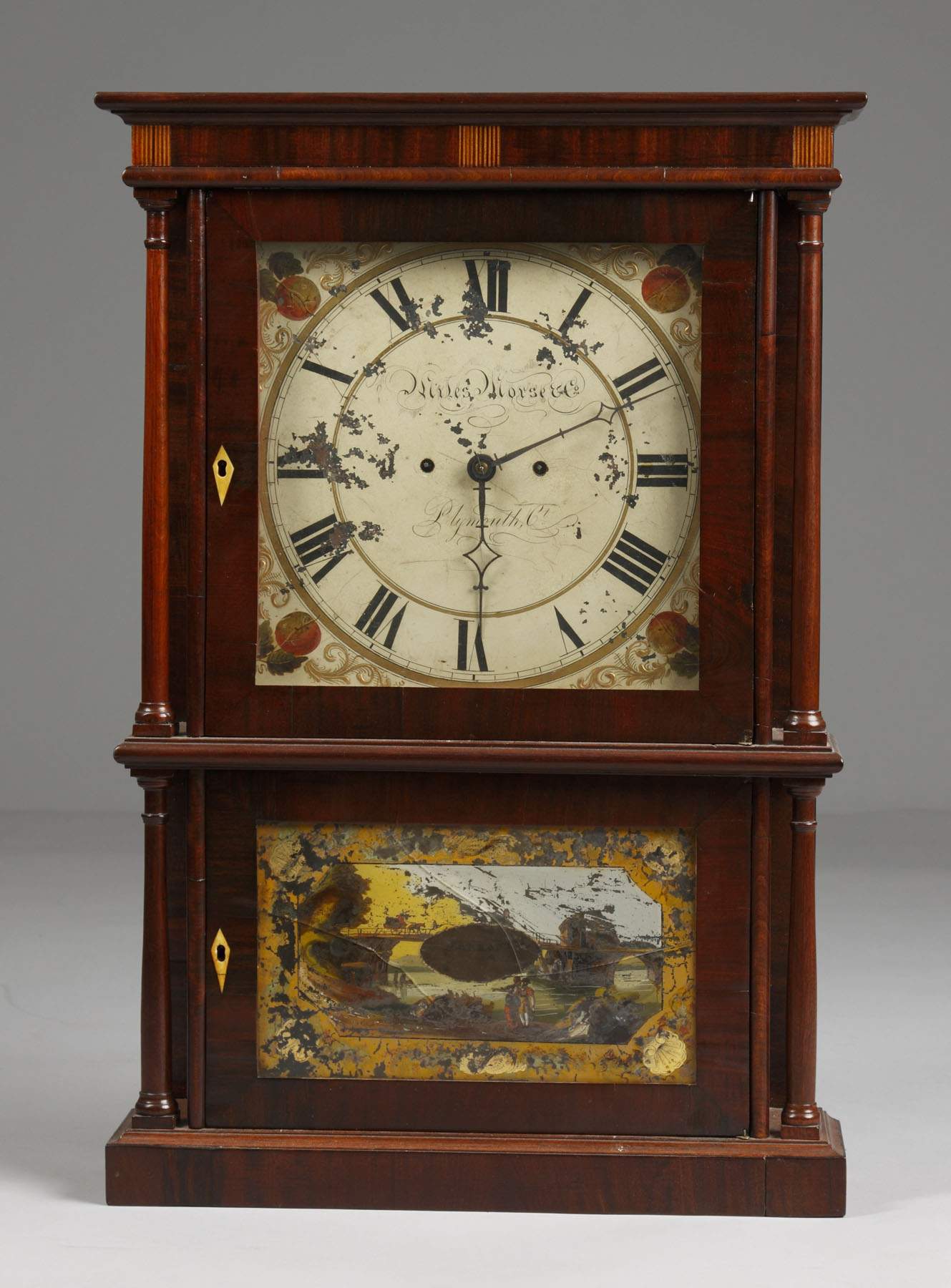 Miles Morse/S. Clark Salem Bridge, Case on Case Shelf Clock | Cottone ...