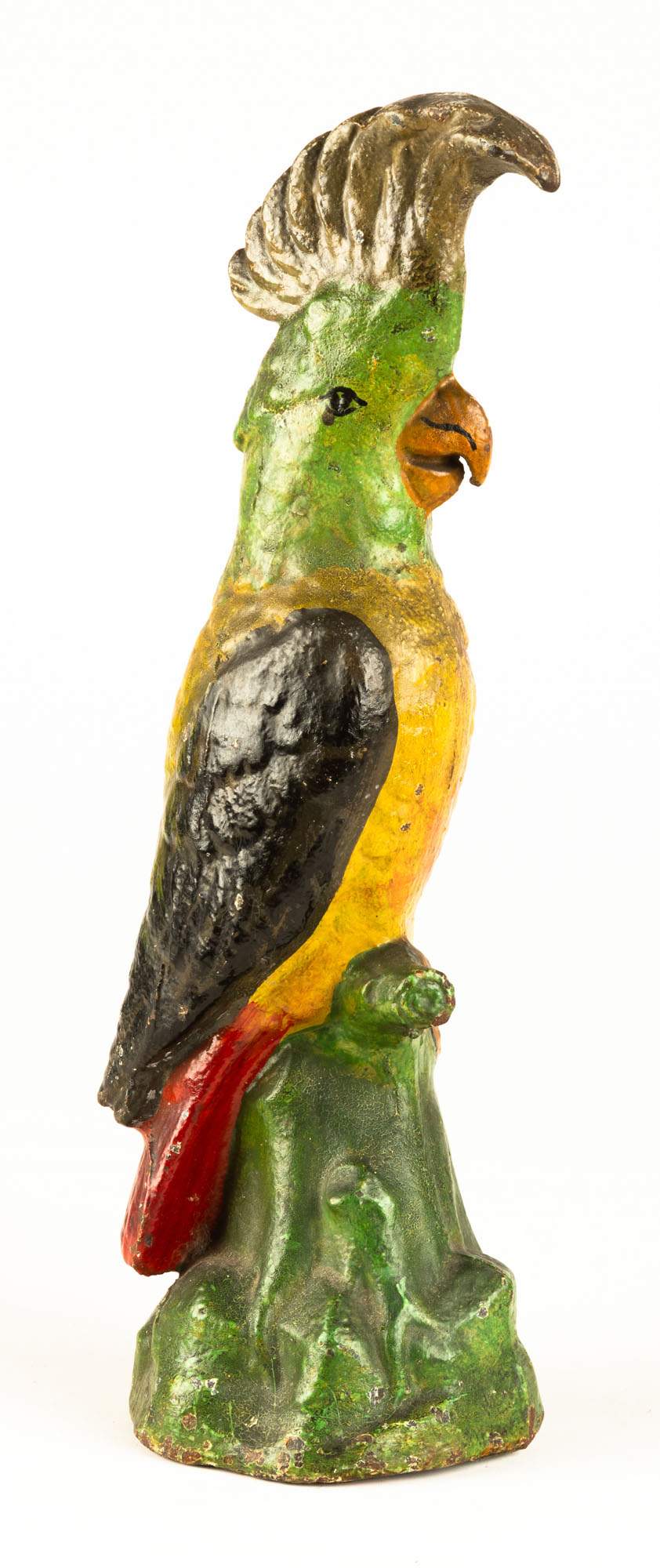 Vintage Cast Iron Parrot Door Stop | Cottone Auctions