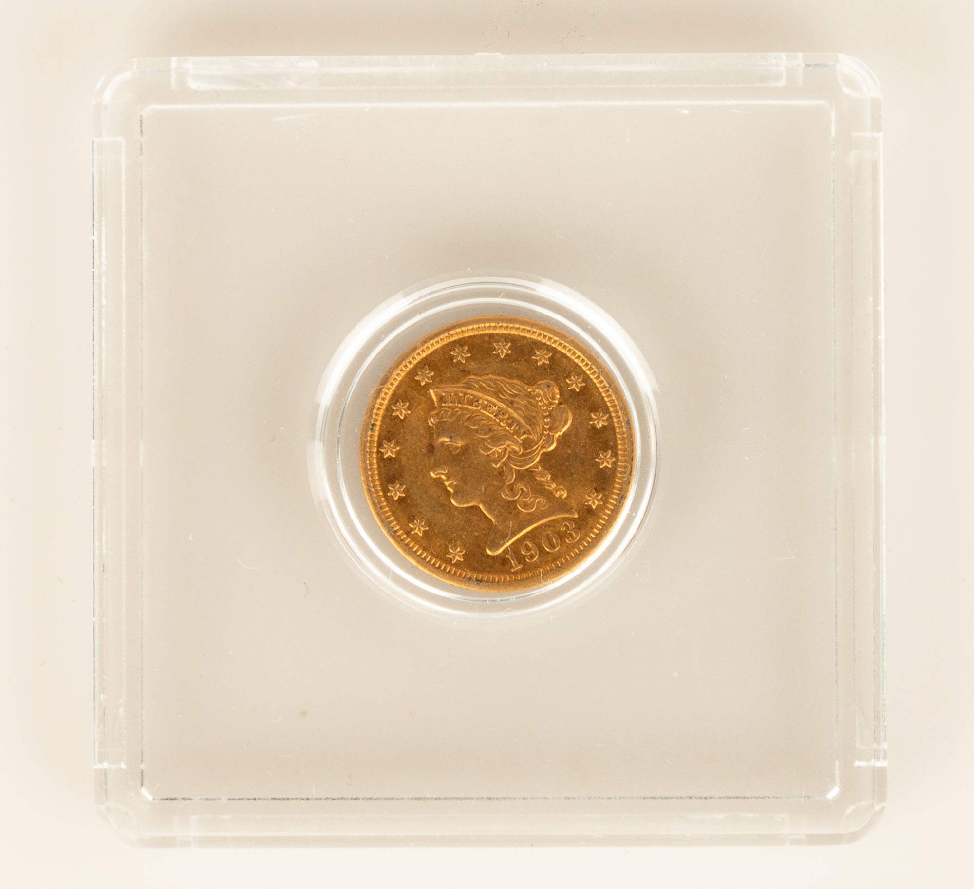 2 1/2 Dollar Gold Coin 1903 | Cottone Auctions
