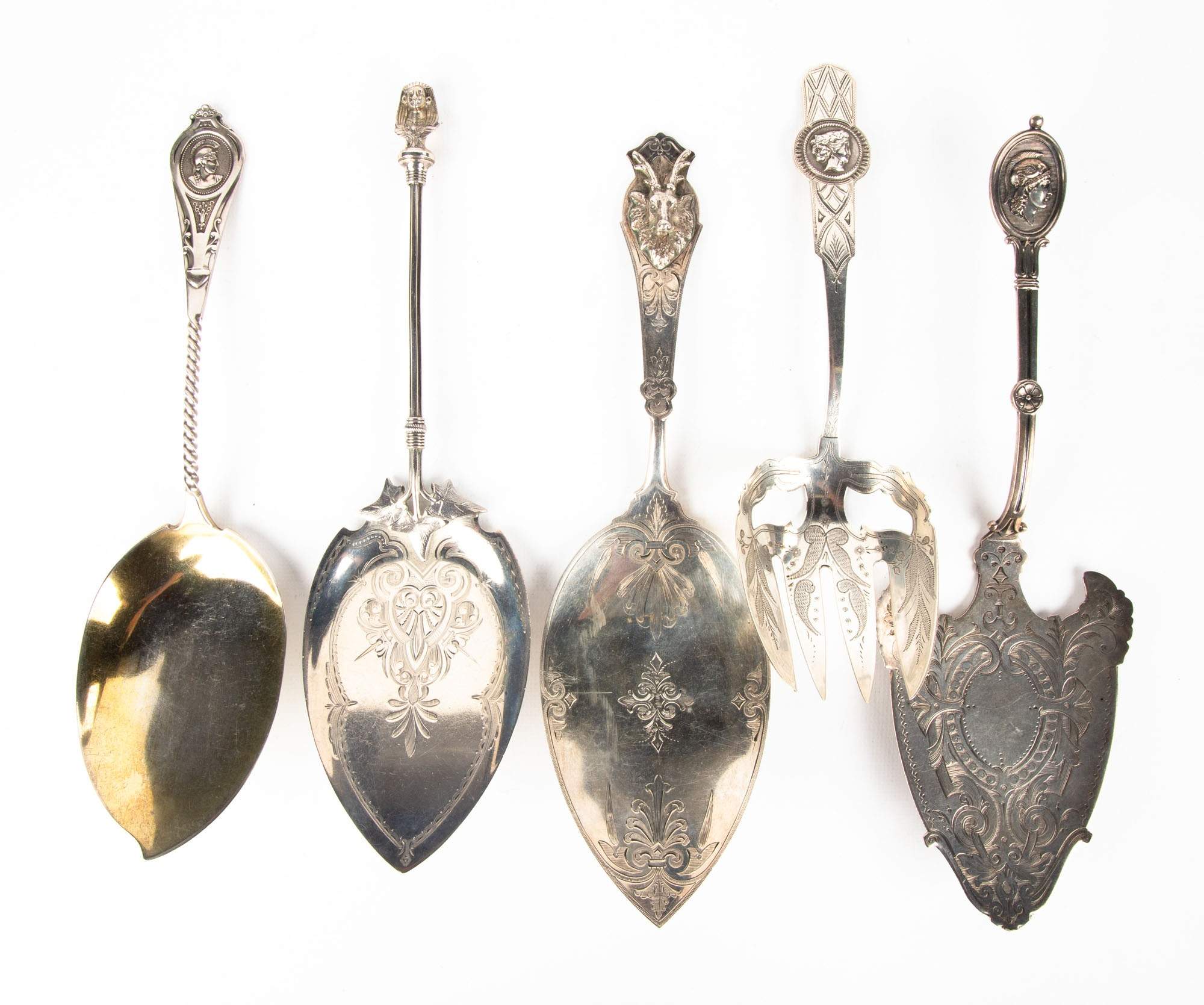 Group of Sterling Silver Serving Pieces | Cottone Auctions
