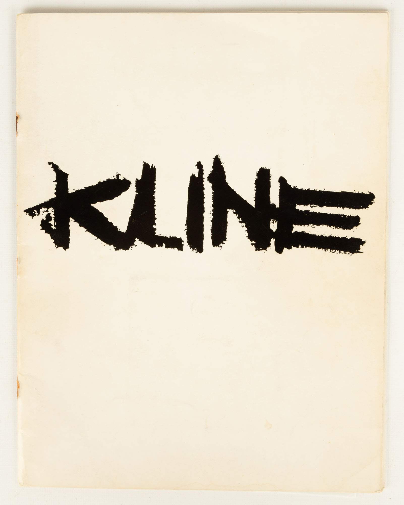 Franz Kline Signed Exhibition Catalogue, Sidney Janis - 1960 | Cottone ...