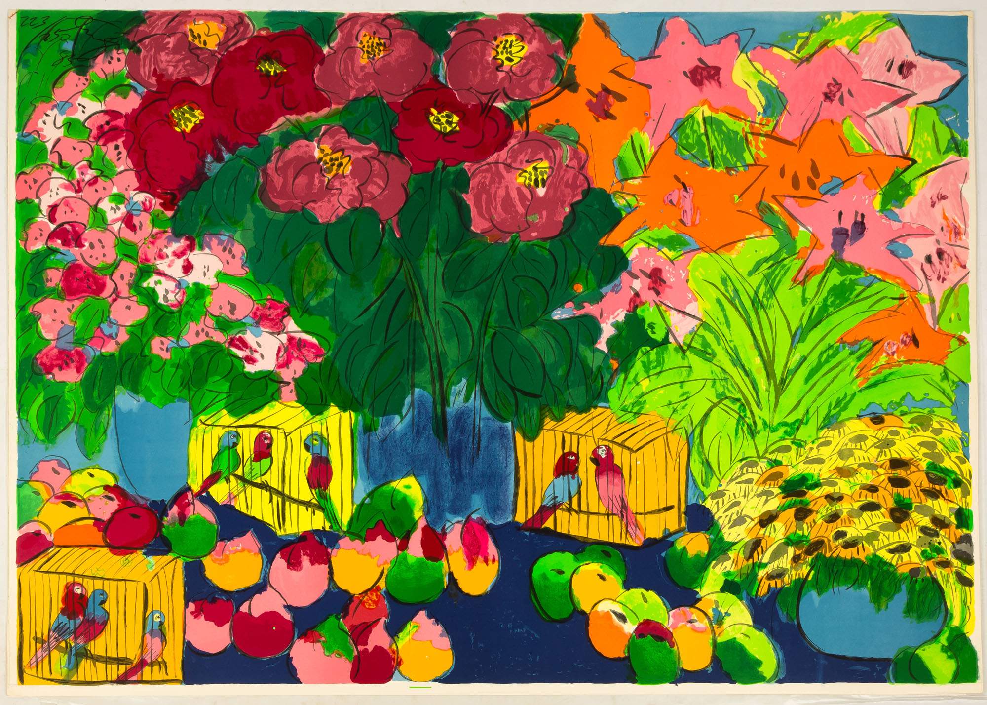 Walasse Ting (Chinese/American, 1929-2010) "Nature Morte" | Cottone ...