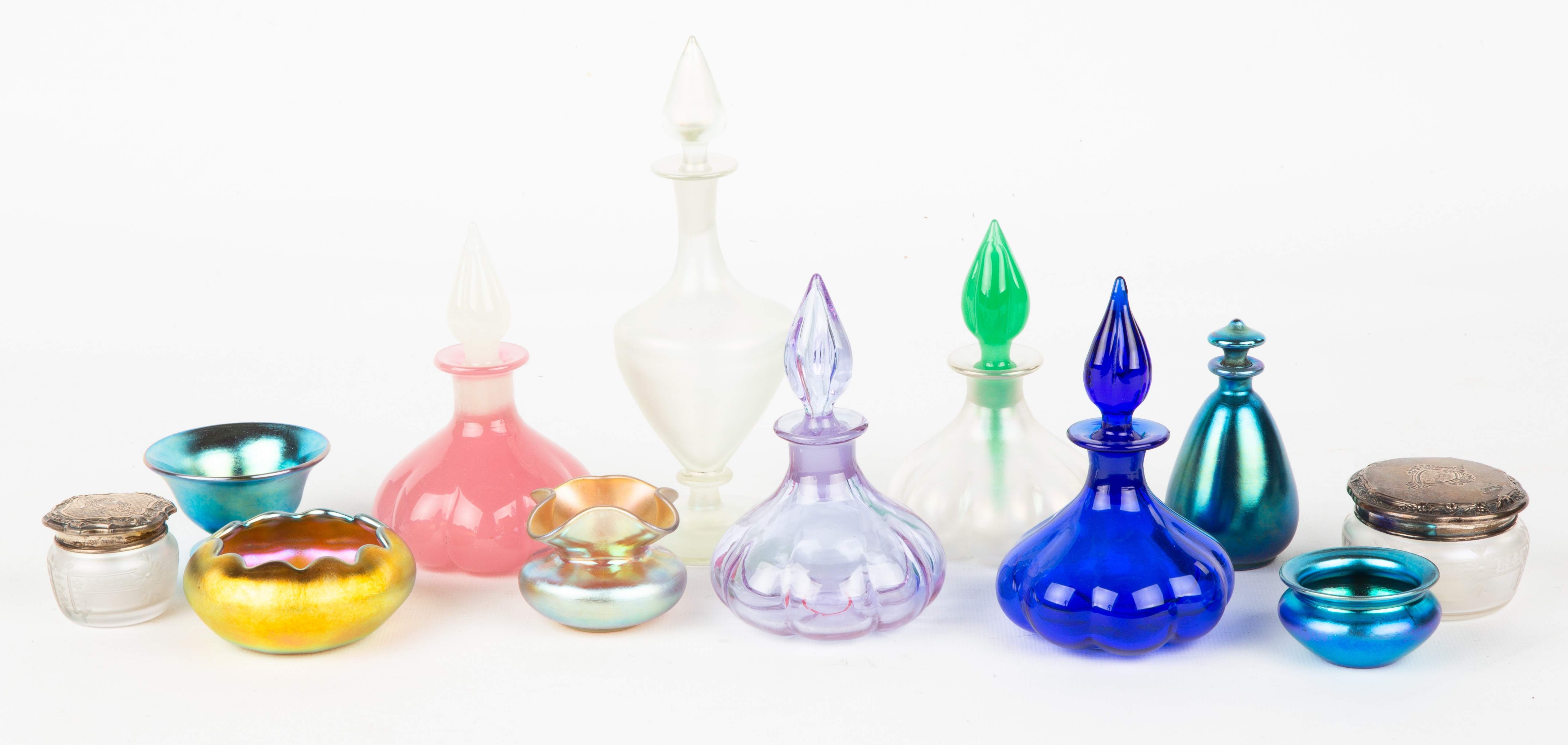Group of Steuben Colognes, Salts and Cordials | Cottone Auctions