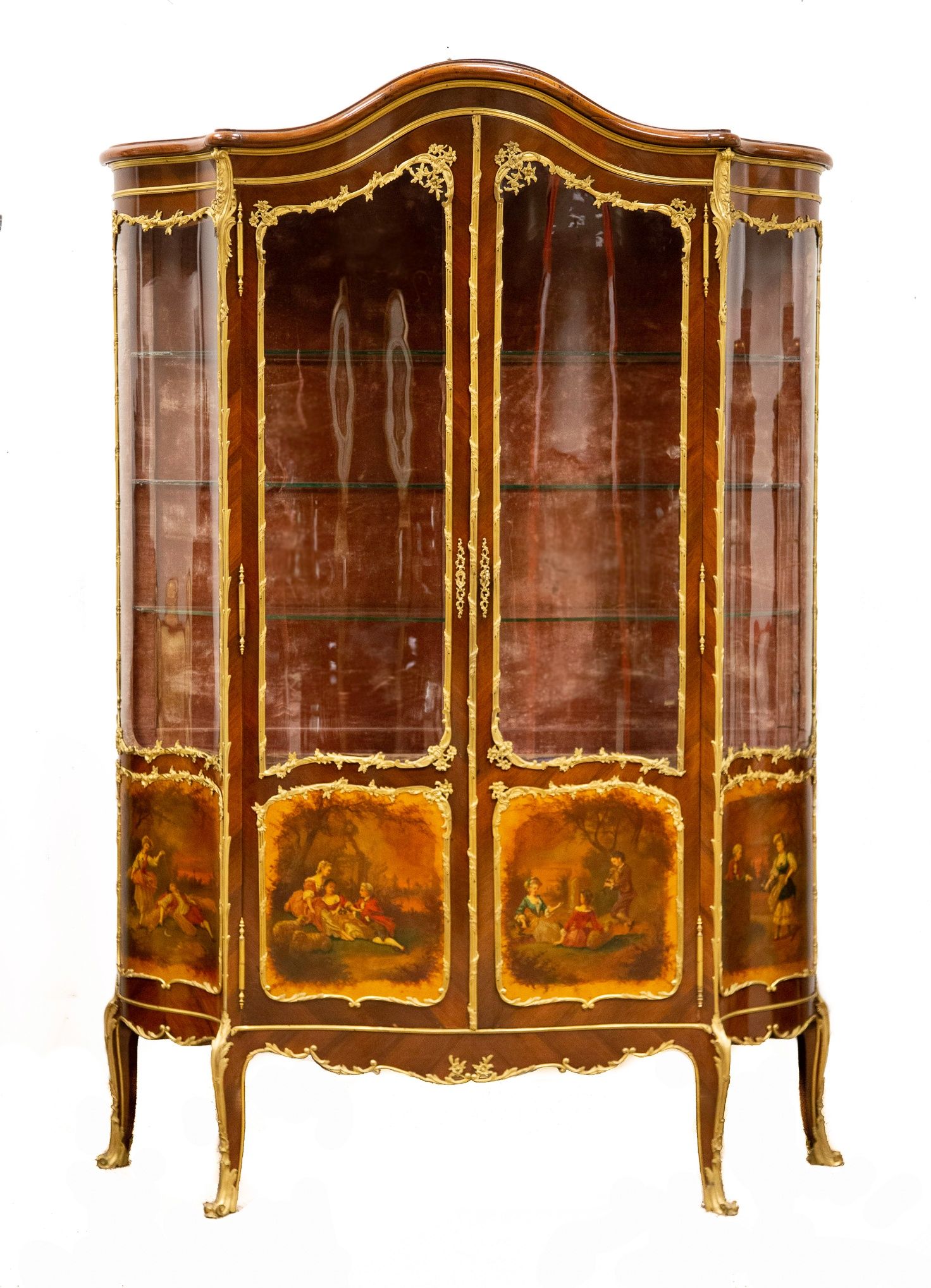 François Linke (French, 1855–1946) French Ormolu-Mounted Kingwood ...