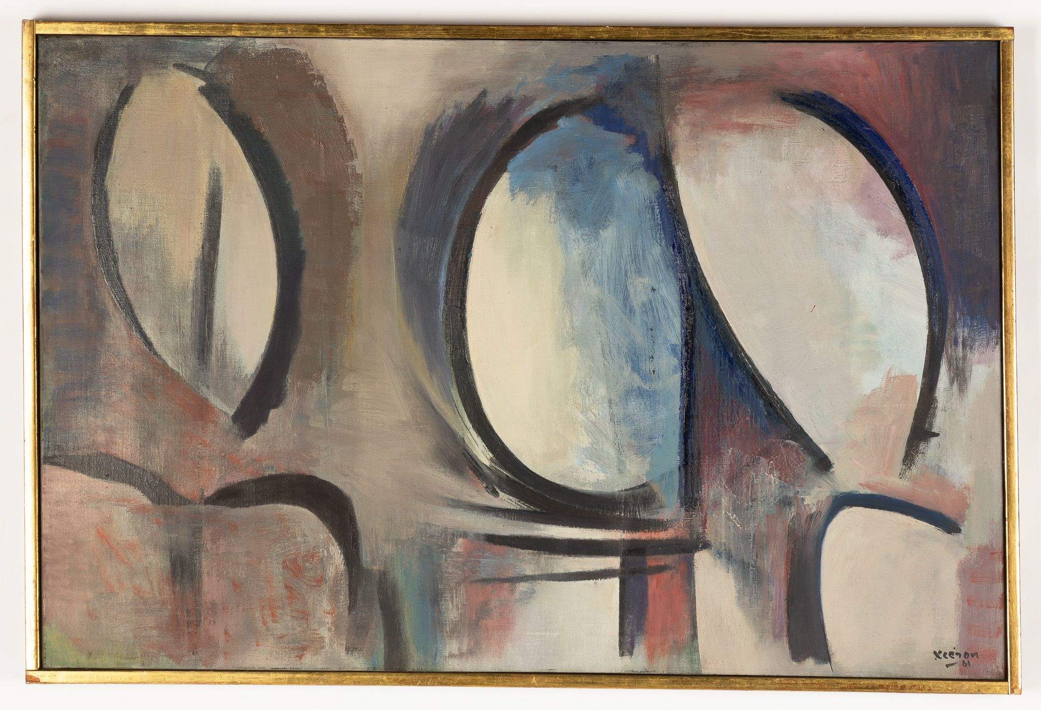 Jean Xceron (Greek/American, 1890-1967) "Composition #12" | Cottone ...