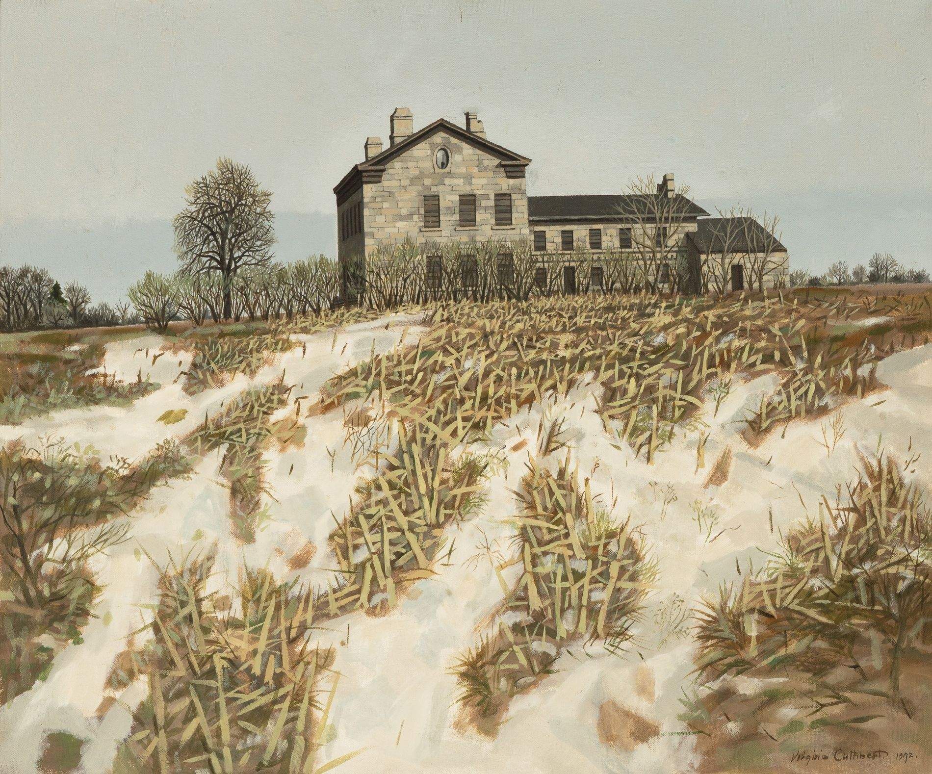 Virginia Cuthbert (American, 1908 - 2001) "Lockport House in Early ...